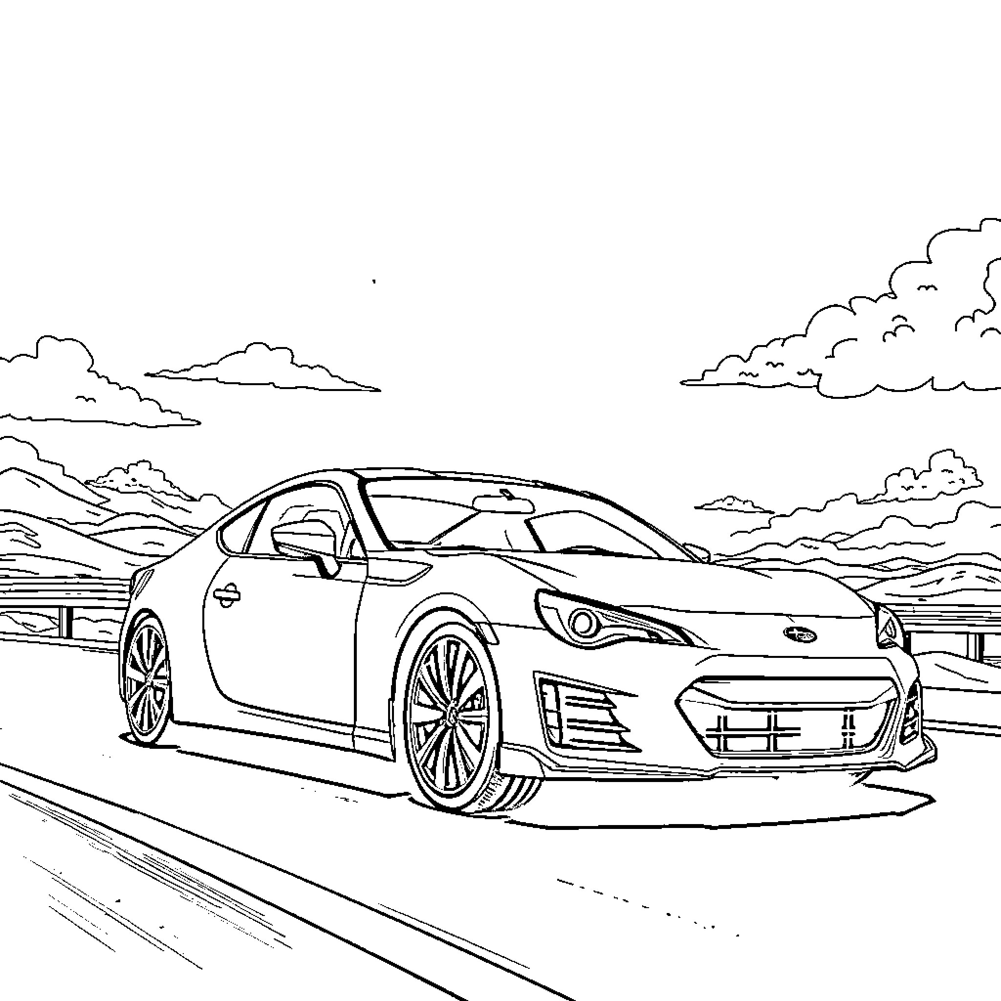 Best Subaru Coloring Pages (Free Printable PDF)