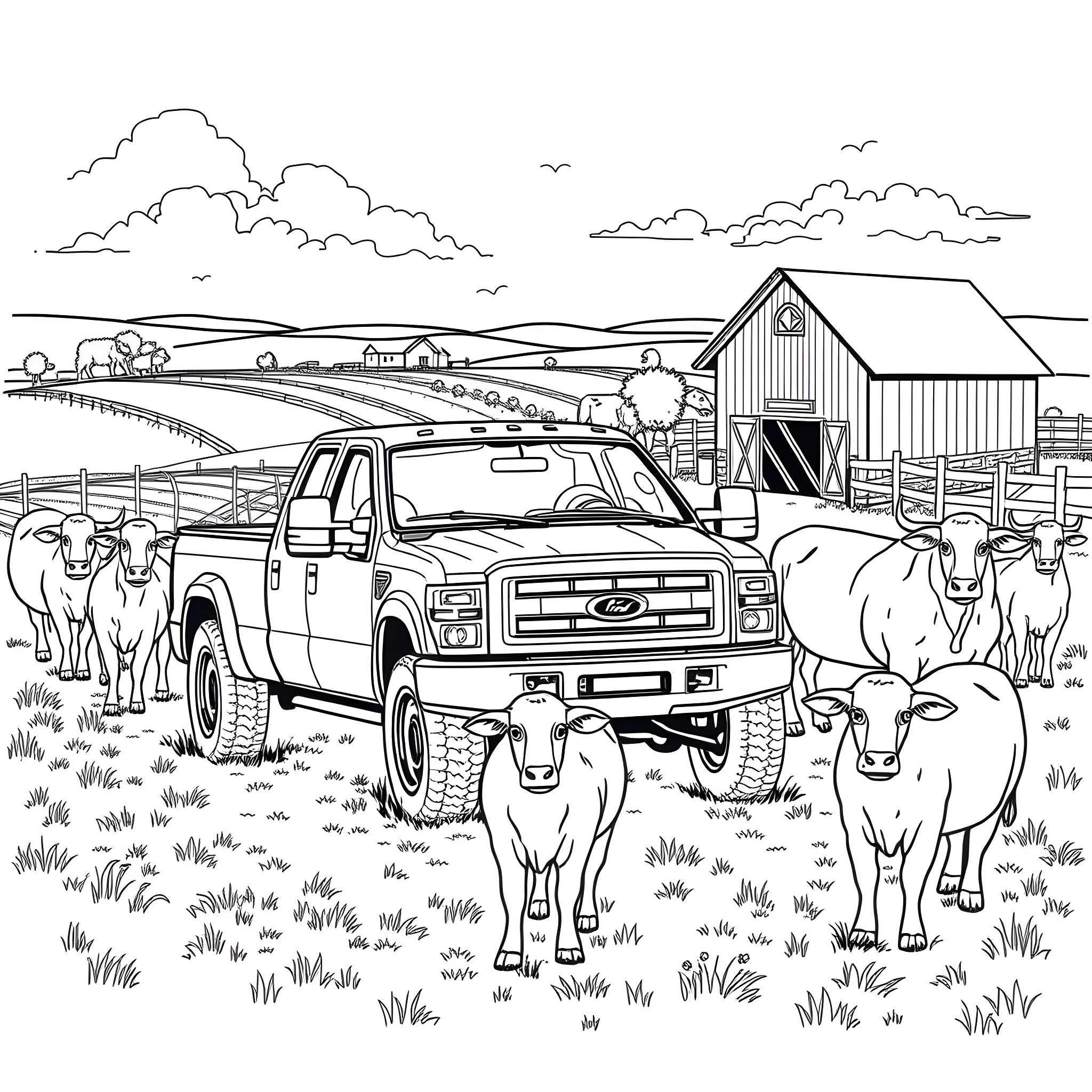14 Best Livestock Coloring Pages (Free Printable PDFs)