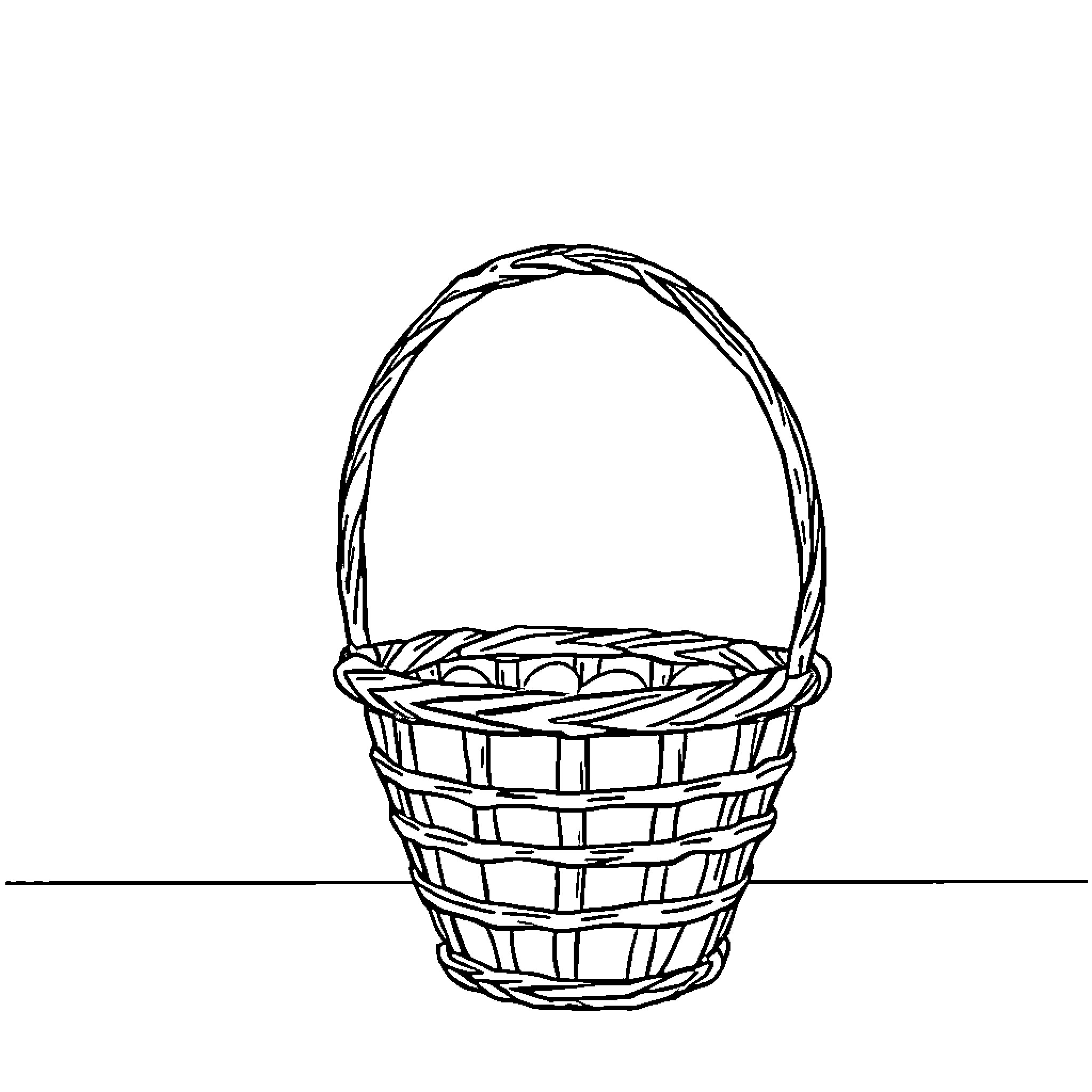 Best Basket Coloring Pages (Free Printable PDF)