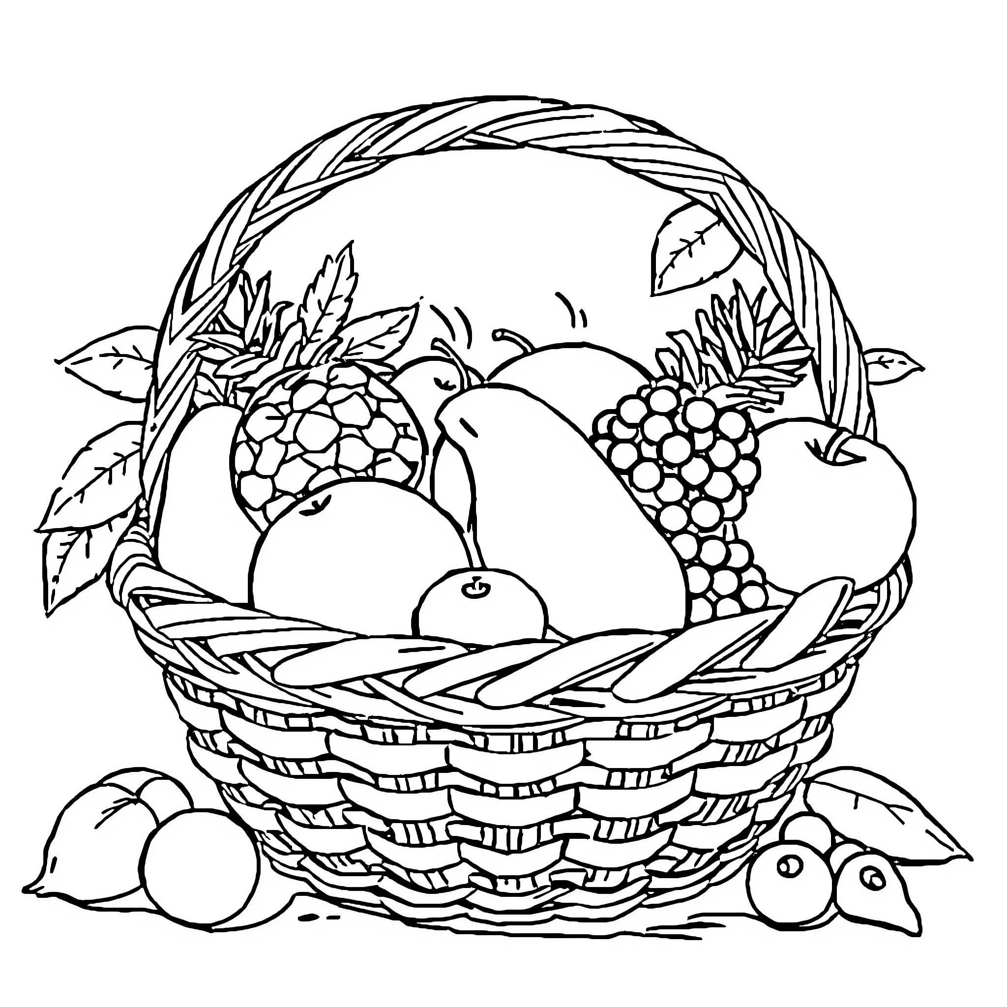 15 Best Basket Coloring Pages (Free Printable PDFs)