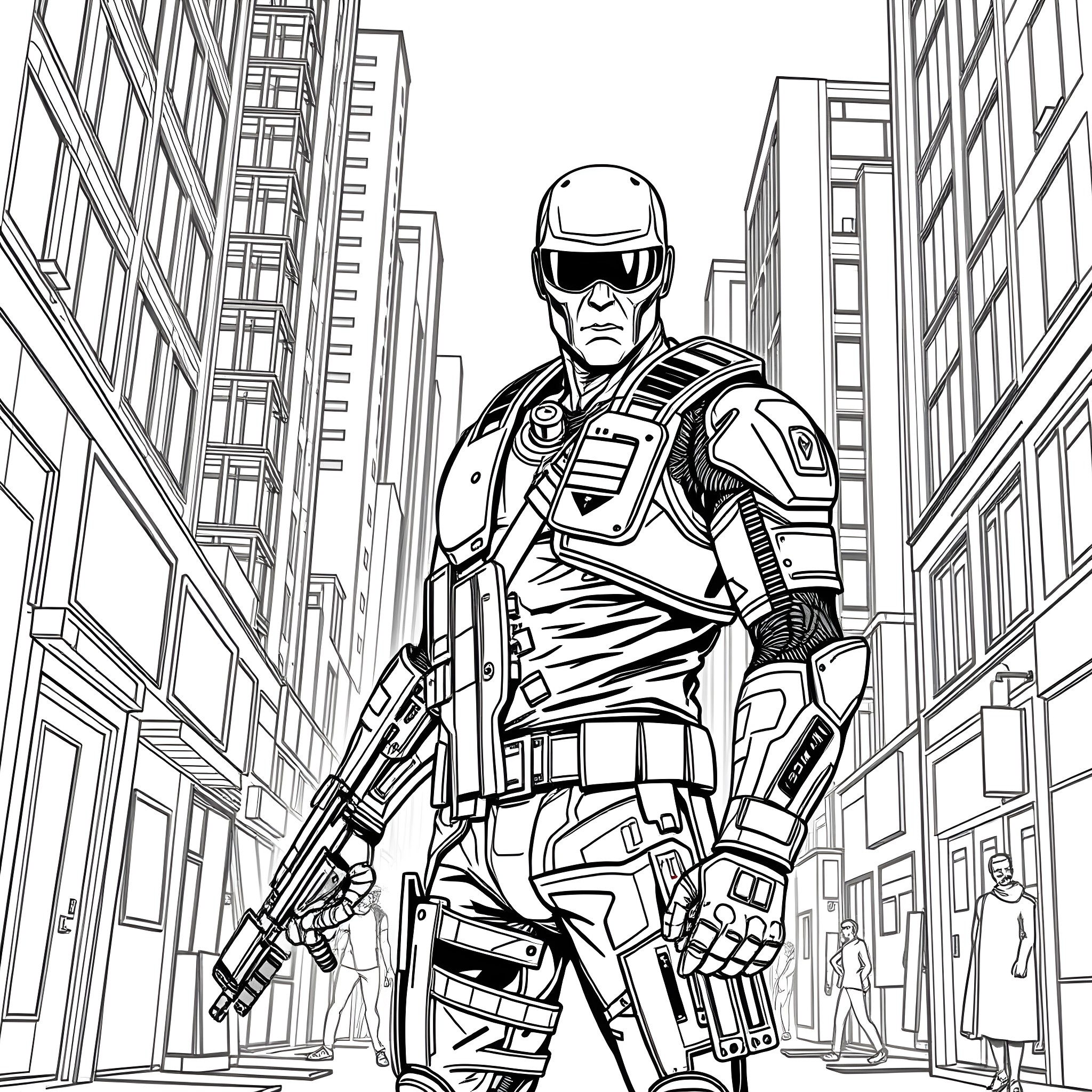 13 Best Dare The Terminator Coloring Pages (Free Printable PDFs)