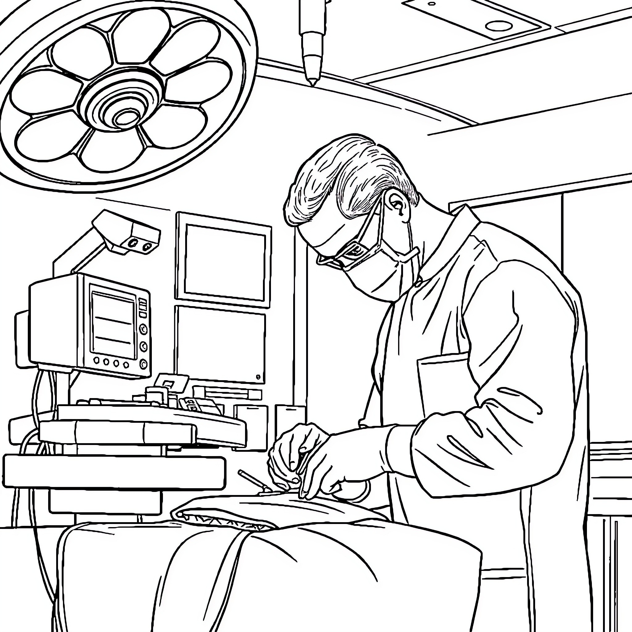 103 Best Doctor Coloring Pages (Free Printable PDFs)