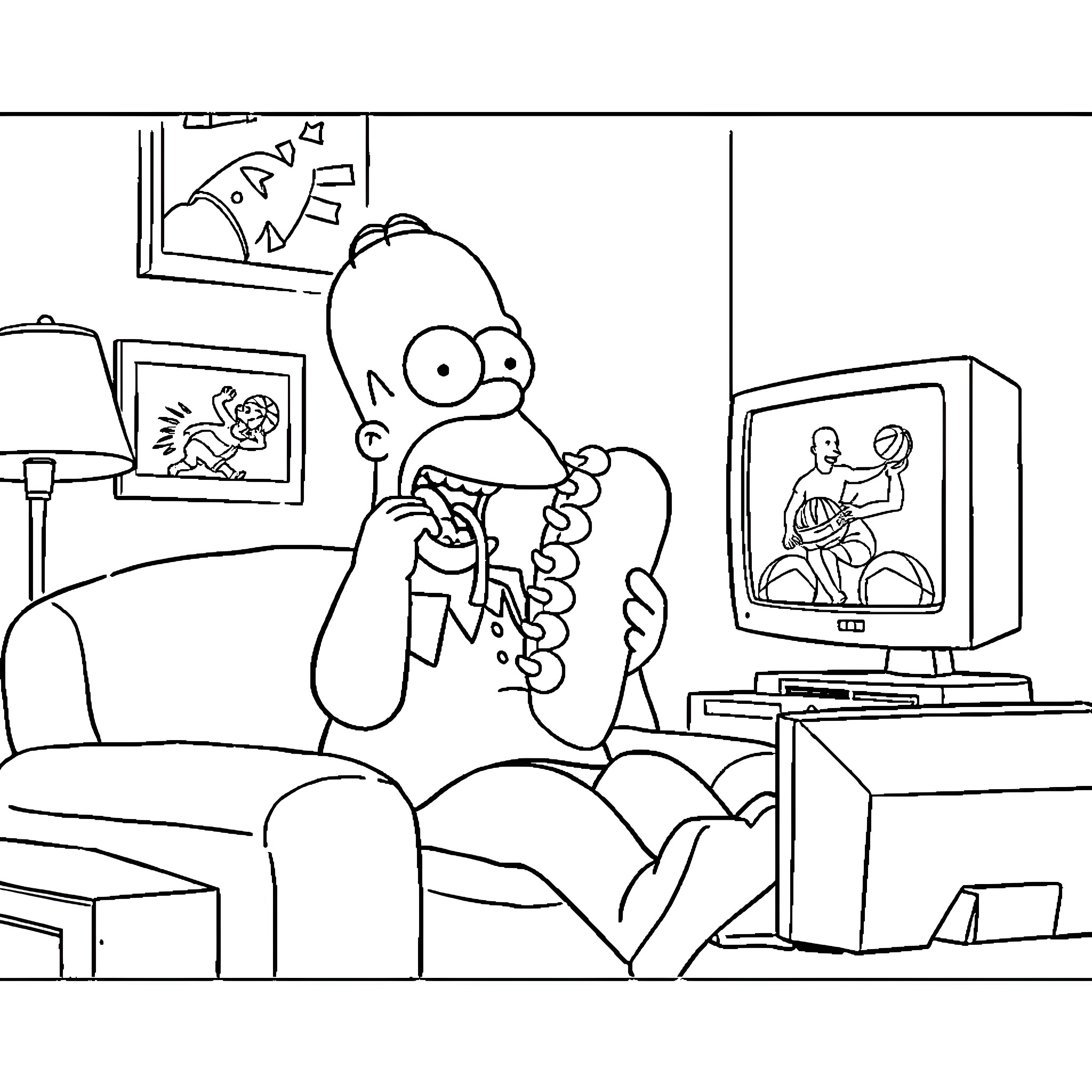 112 Best Homer Simpson Coloring Pages (Free Printable PDFs)