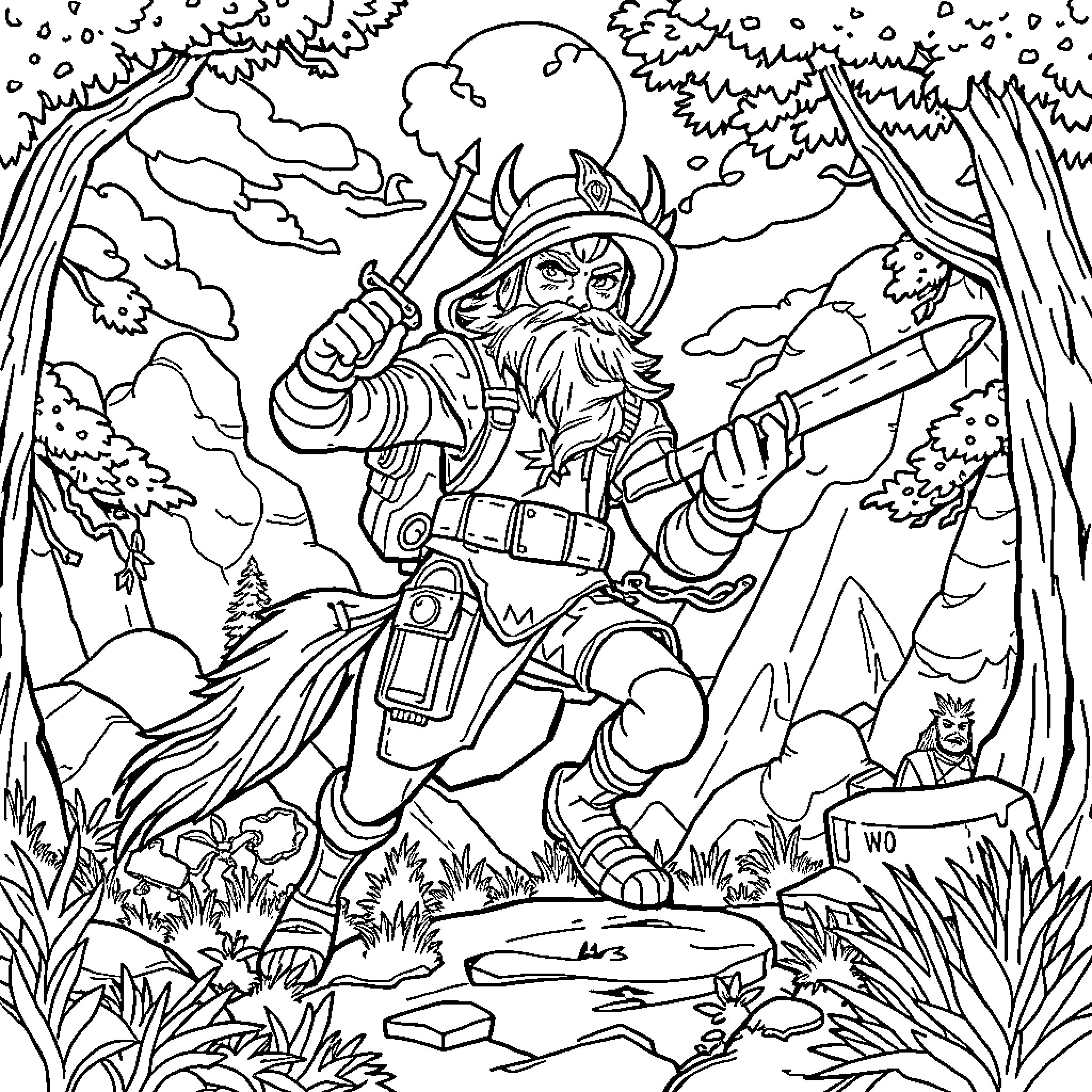 Best Huntrix Coloring Pages (Free Printable PDF)