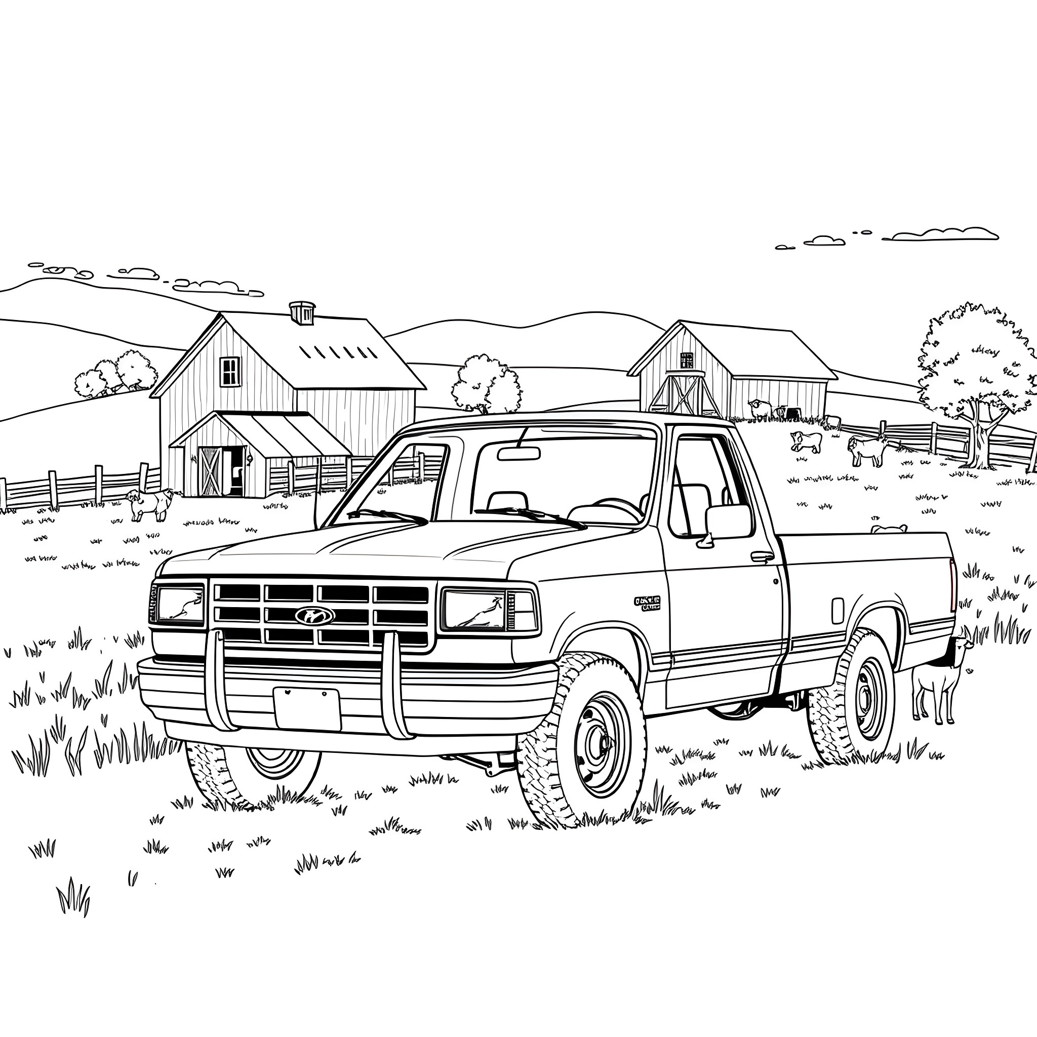 7 Best Farm Equipment Coloring Pages (Free Printable PDFs)