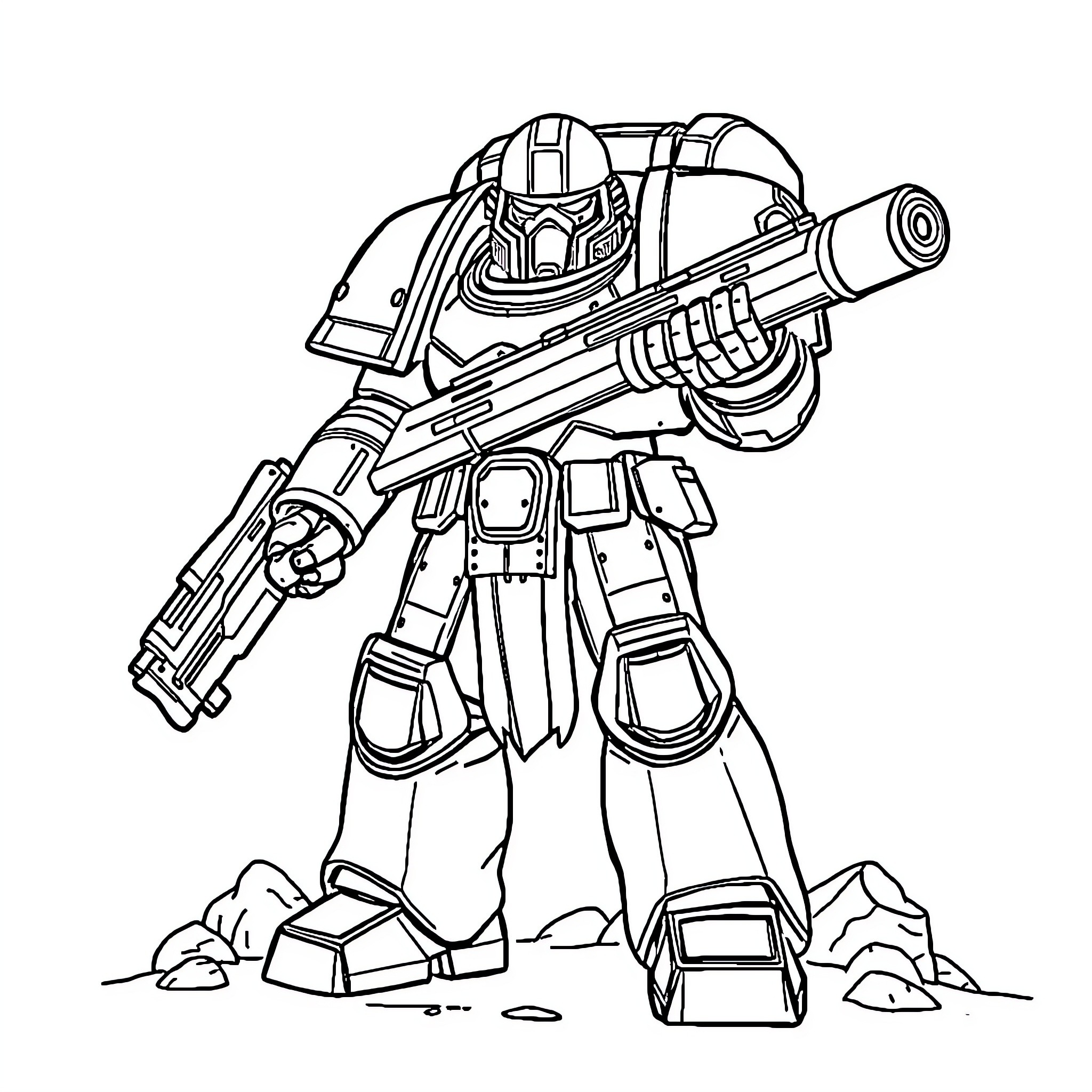 Best Space Marine Coloring Pages (Free Printable PDF)
