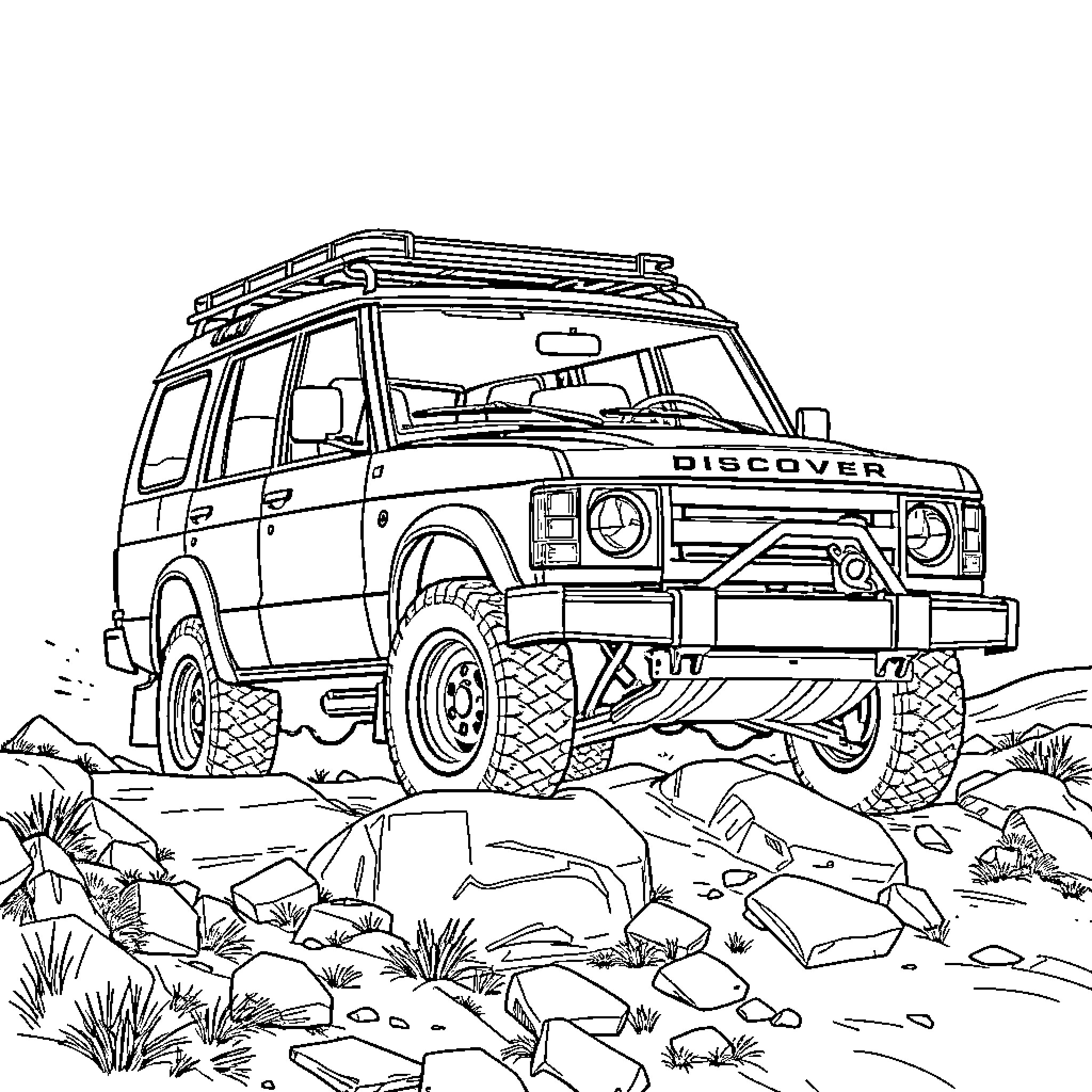 Best Land Rover Coloring Pages (Free Printable PDF)