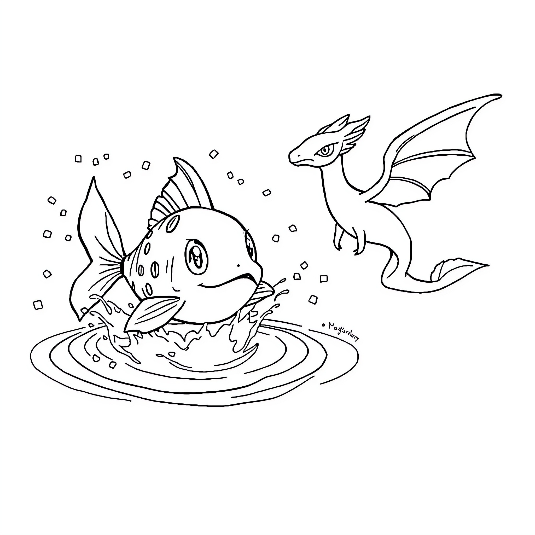 Best Magikarp Coloring Pages (Free Printable PDF)