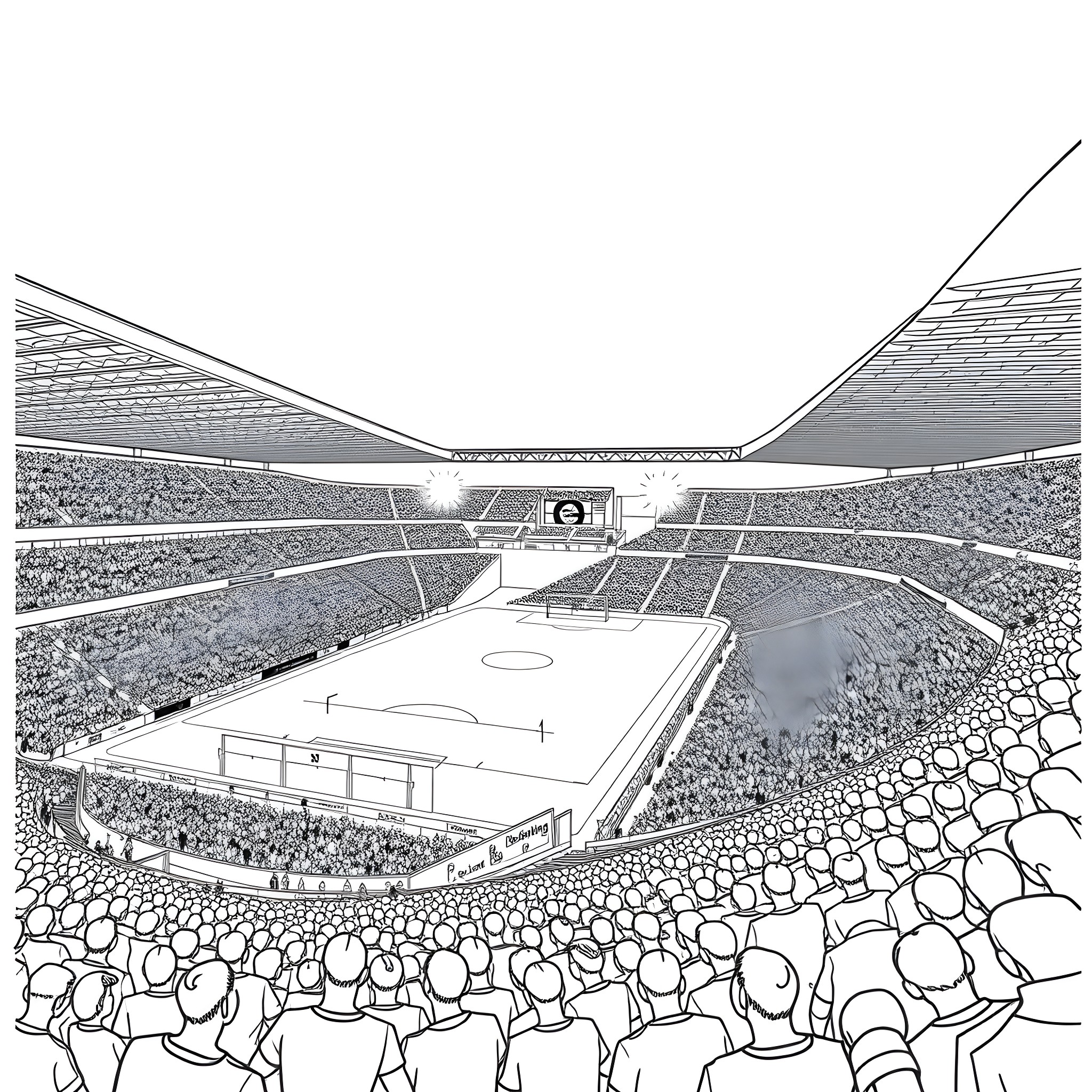 Best Stadium Coloring Pages (Free Printable PDF)