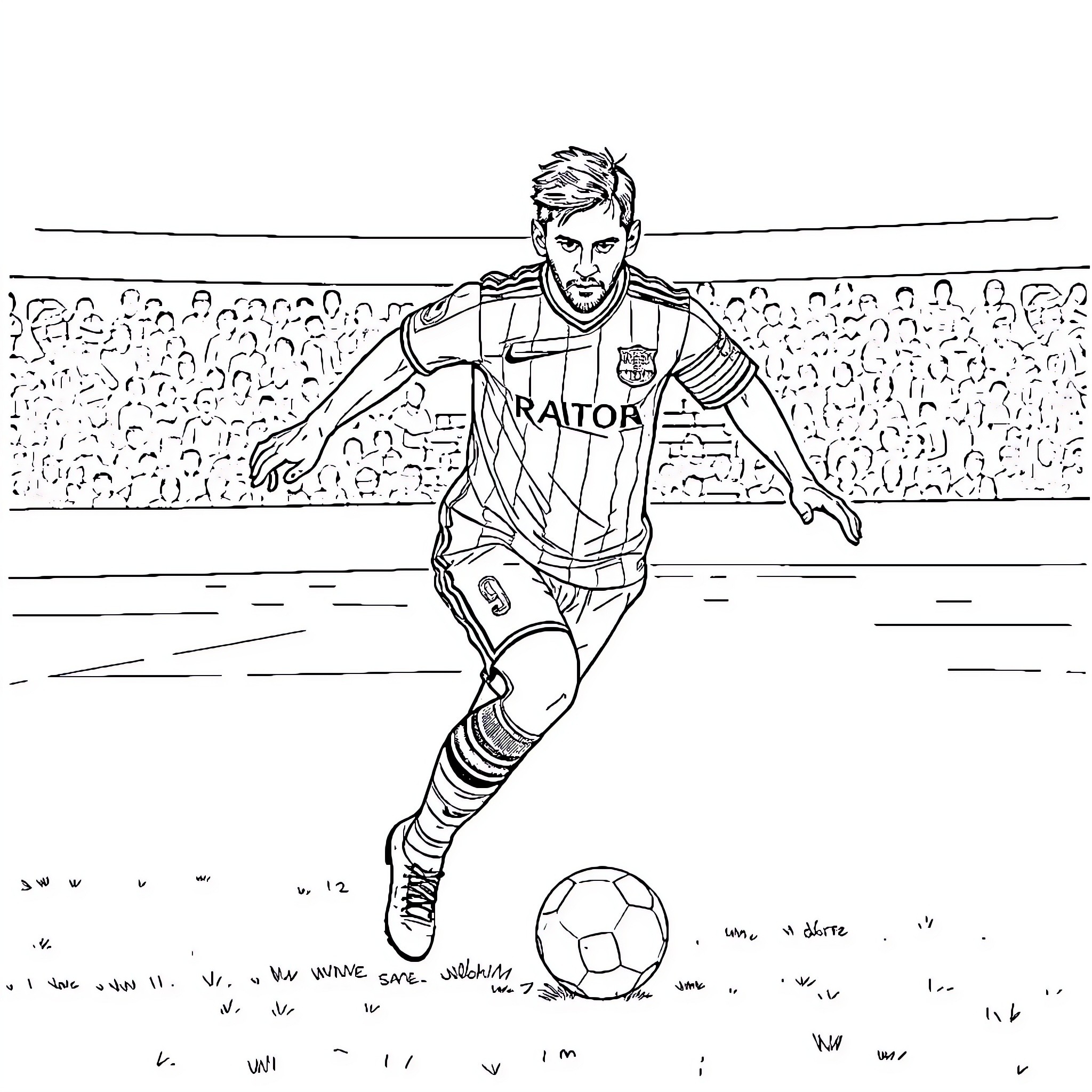 127 Best Messi Coloring Pages (Free Printable PDFs)