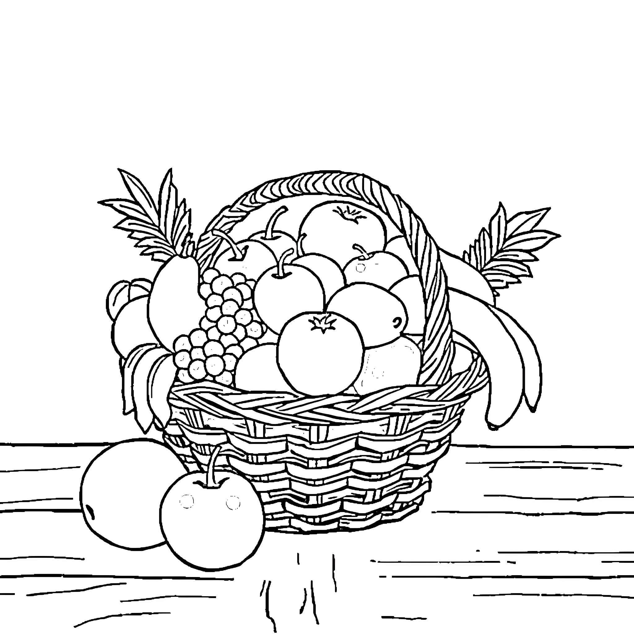 16 Best Basket Coloring Pages (Free Printable PDFs)