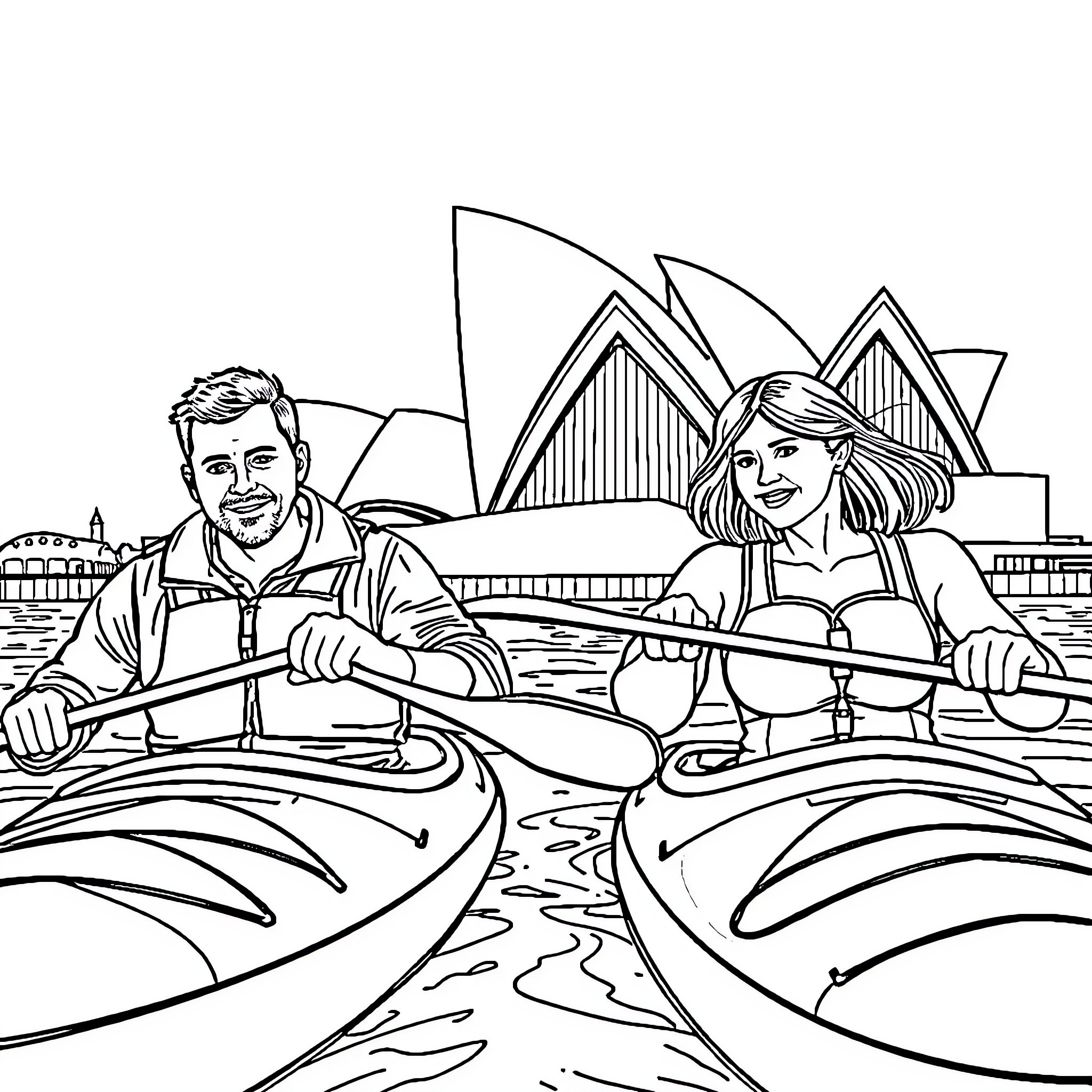 8 Best Kayak Coloring Pages (Free Printable PDFs)