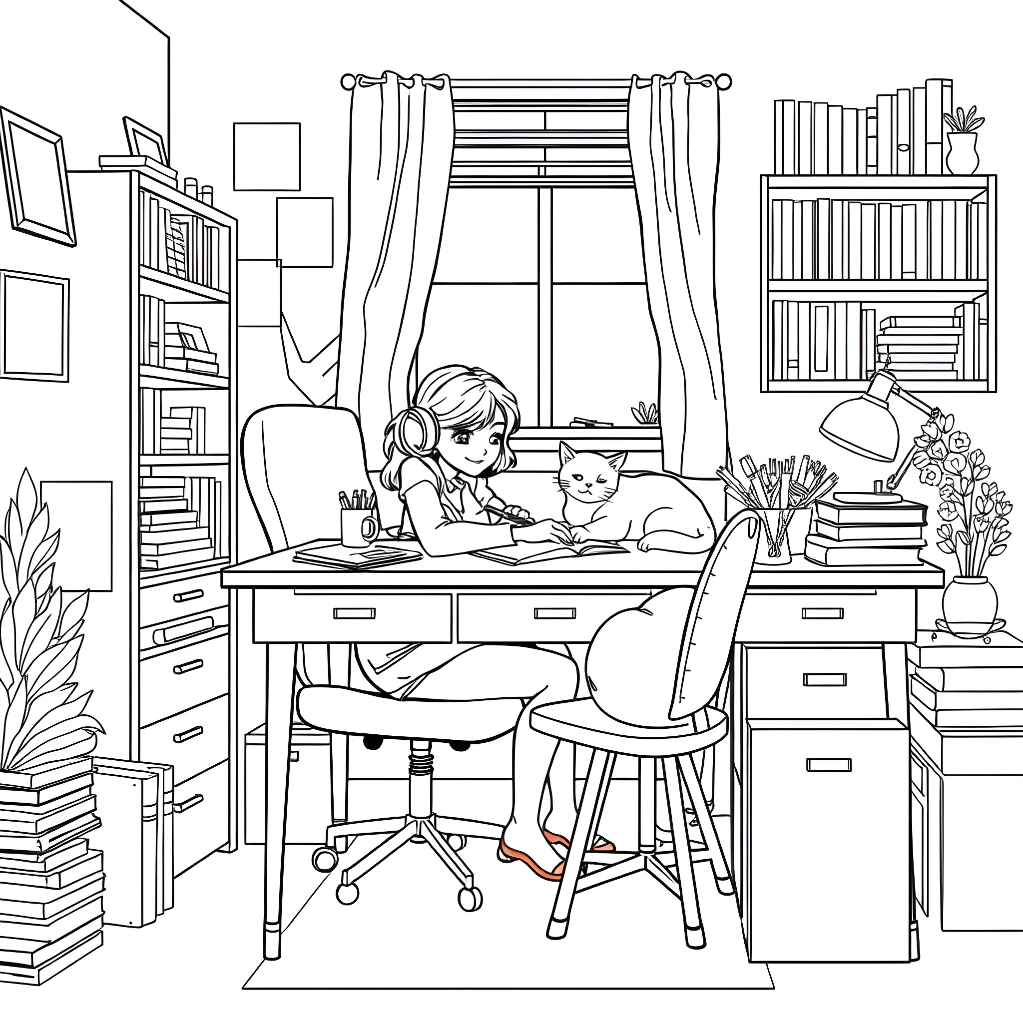 1626 Best Girl Coloring Pages (Free Printable PDFs)