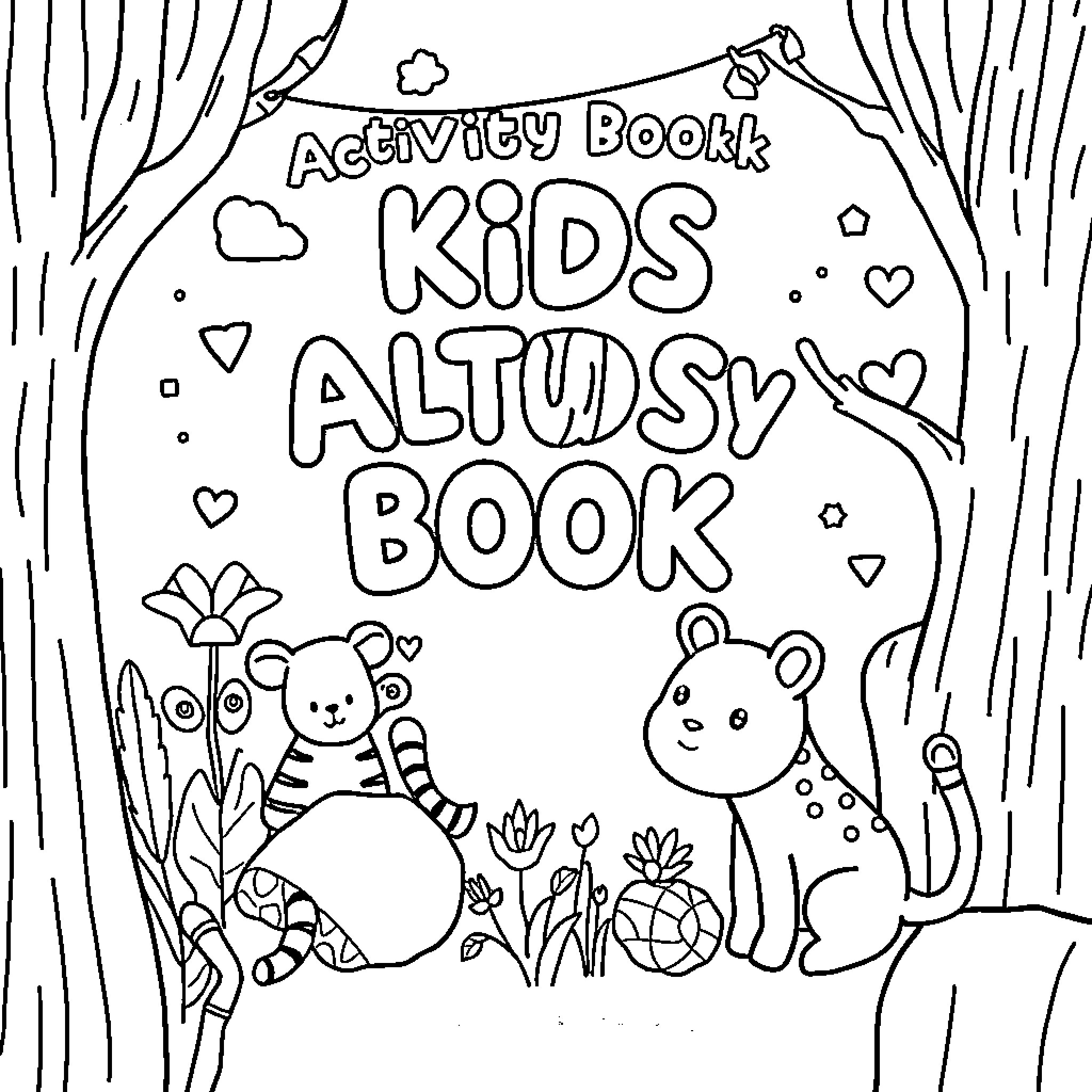 Best Activity Book Coloring Pages (Free Printable PDF)