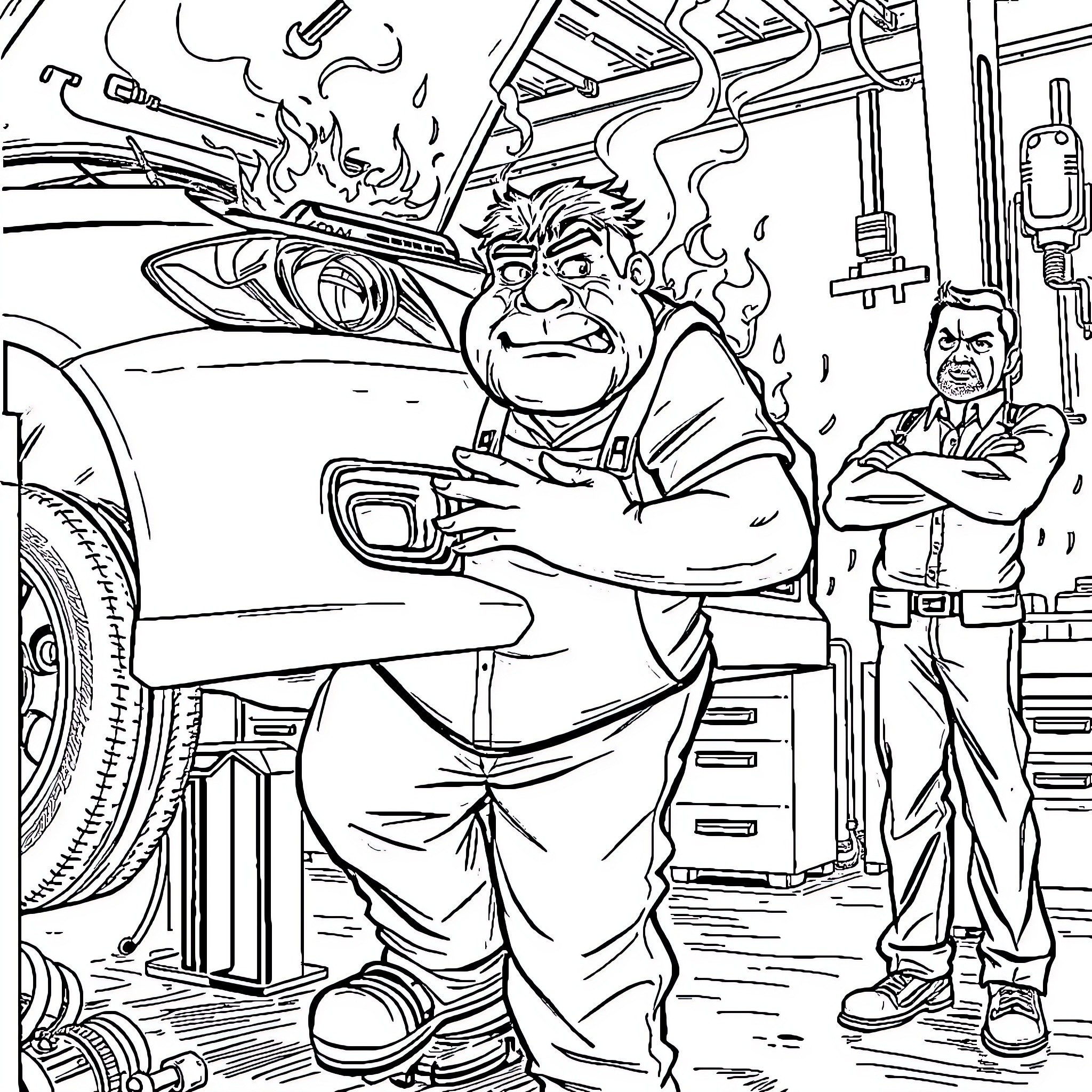 Best Technician Coloring Pages (Free Printable PDF)