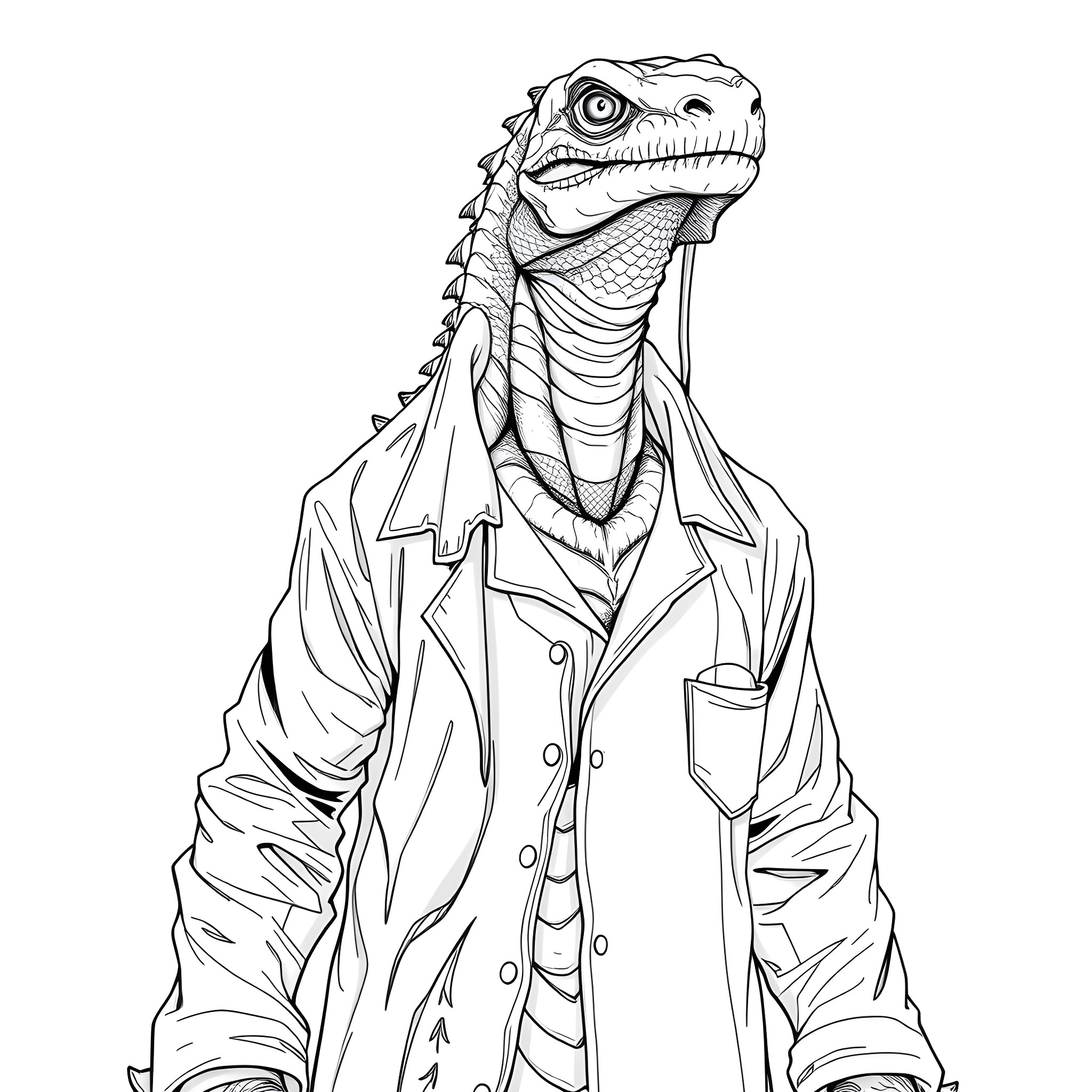6 Best Lizard Man Coloring Pages (Free Printable PDFs)