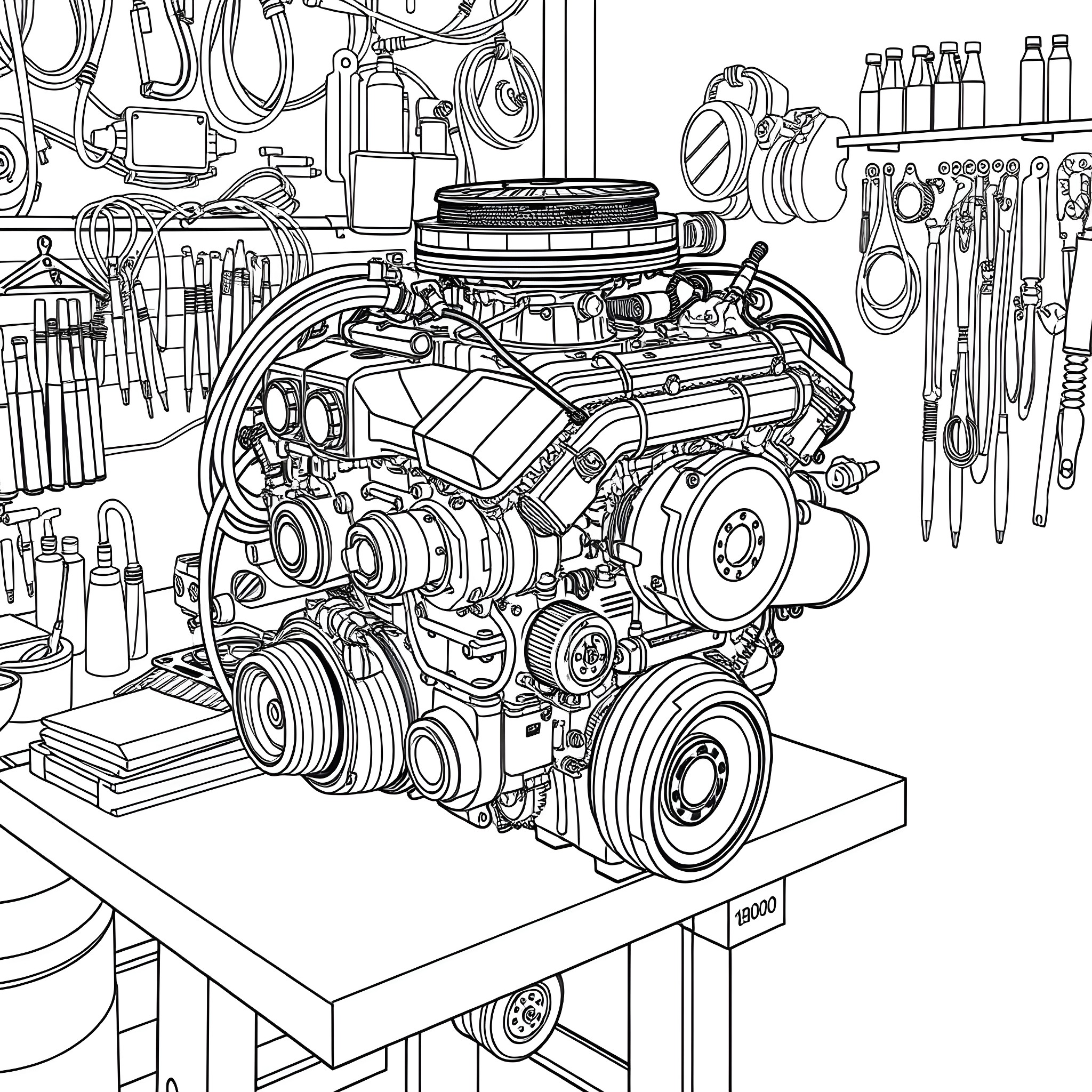 Best Motor Coloring Pages (Free Printable PDF)