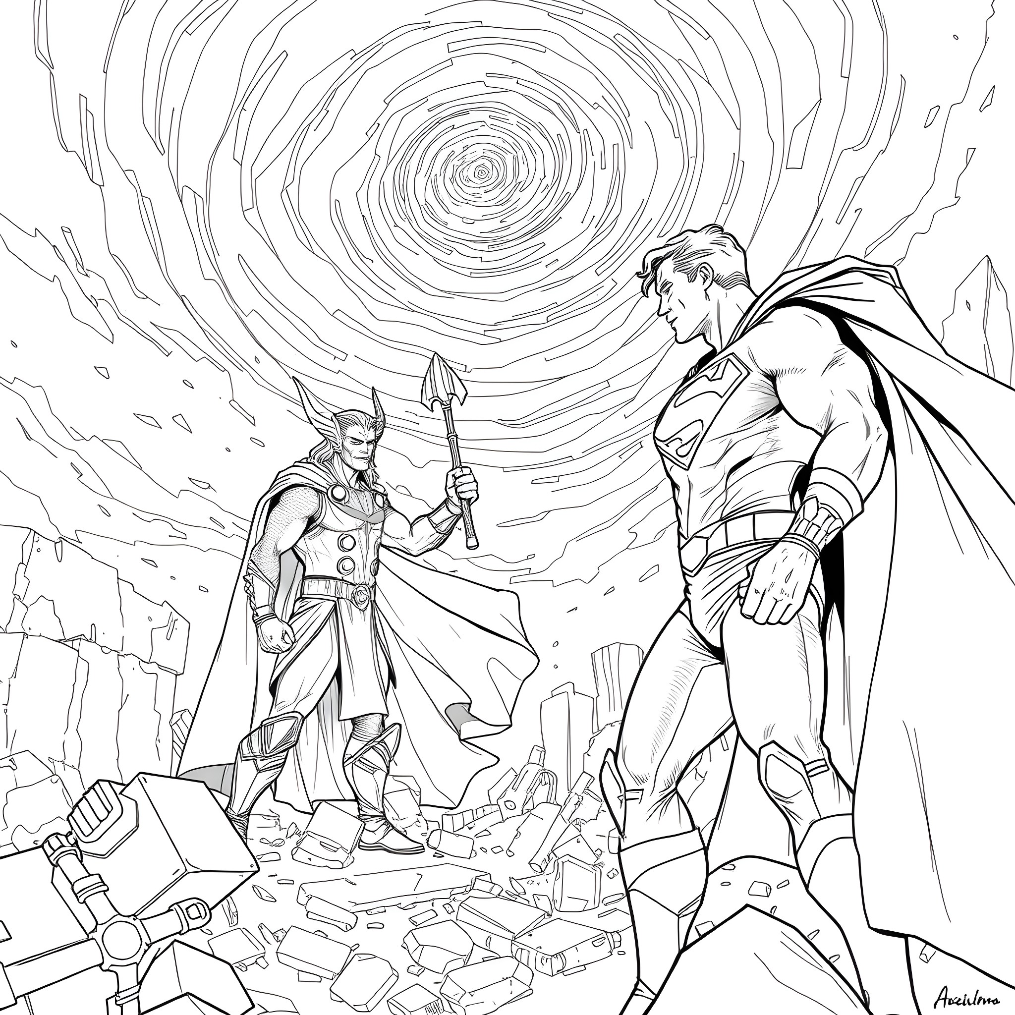 353 Best Superhero Coloring Pages (Free Printable PDFs)