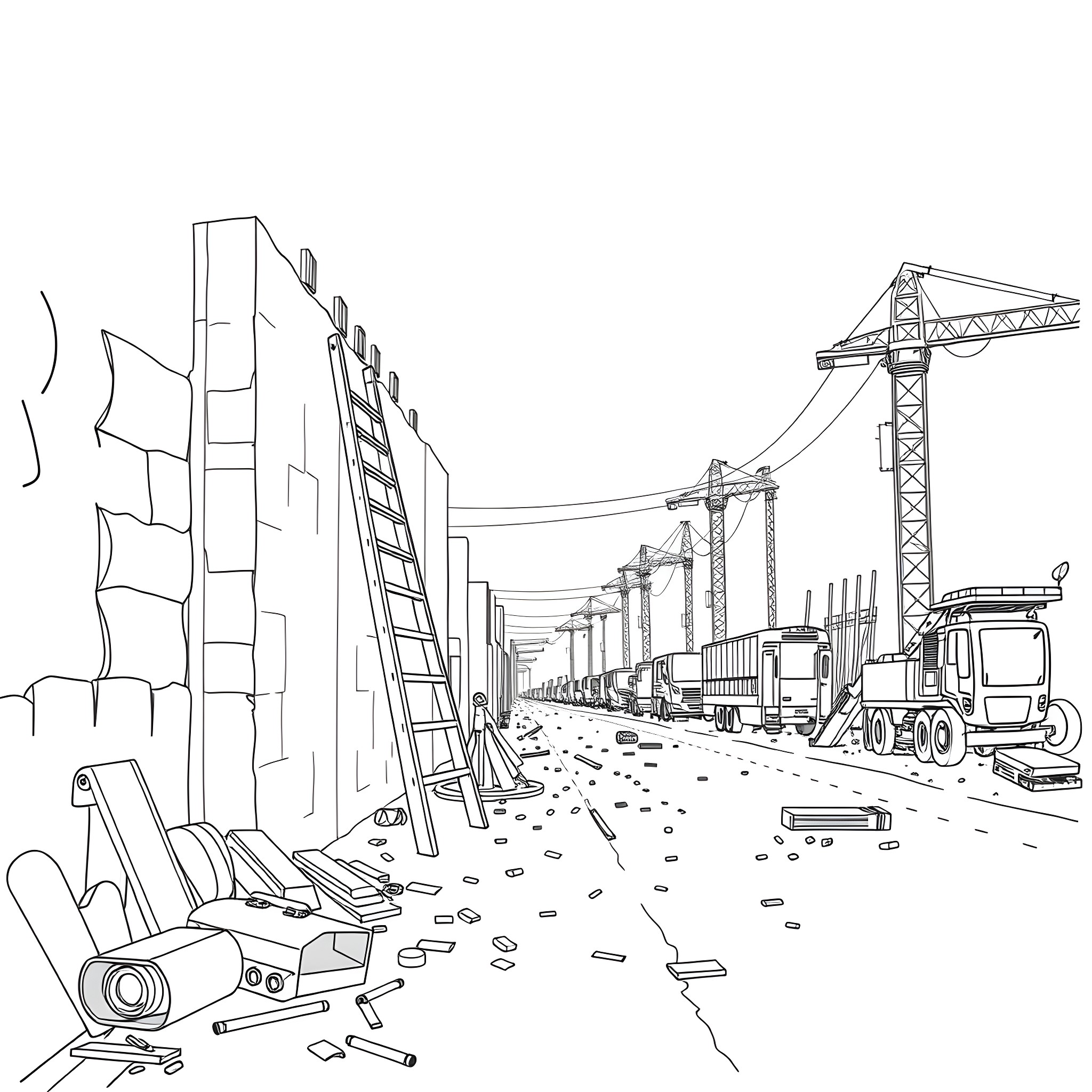 6 Best Ladder Coloring Pages (Free Printable PDFs)