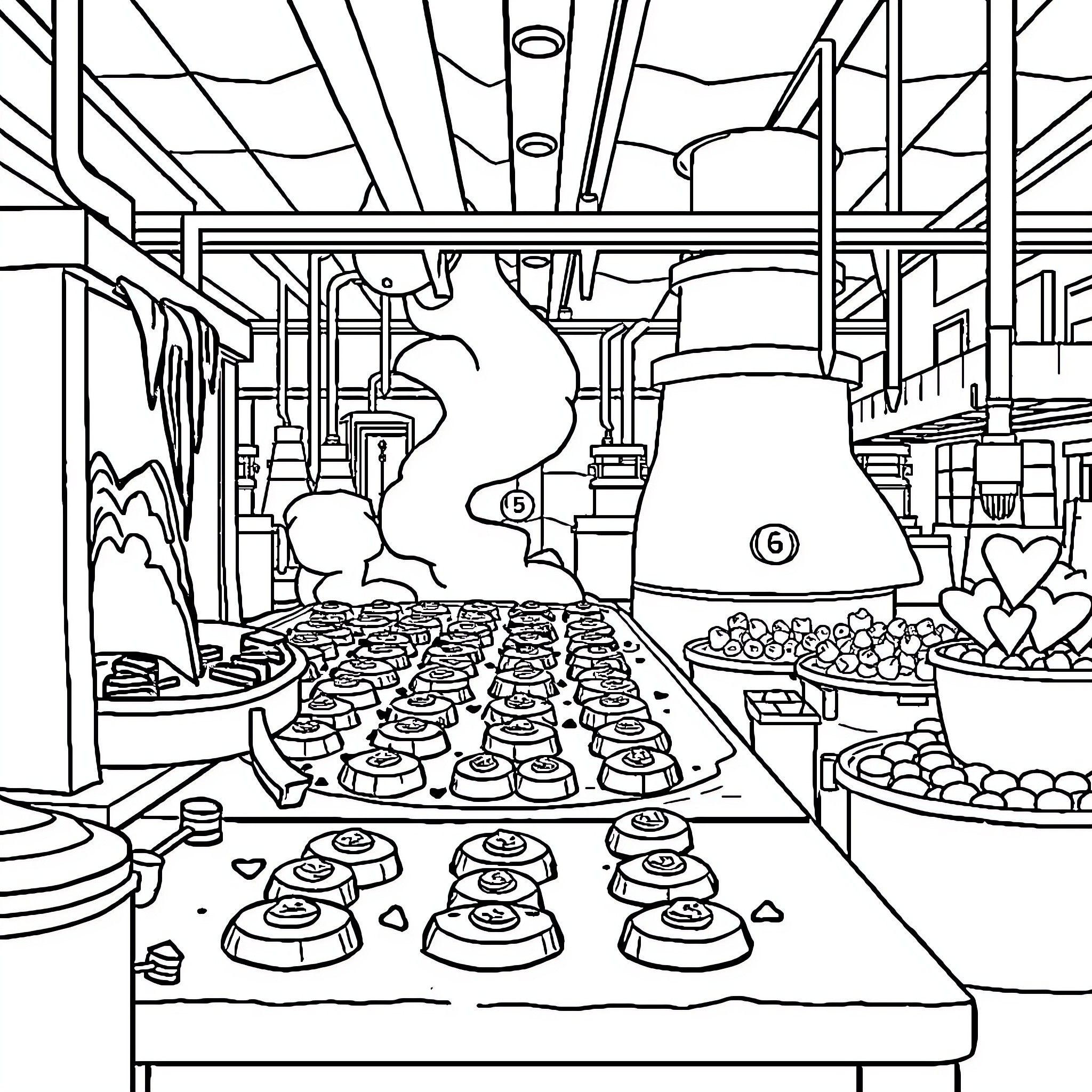 Best Chocolate Factory Coloring Pages (Free Printable PDF)