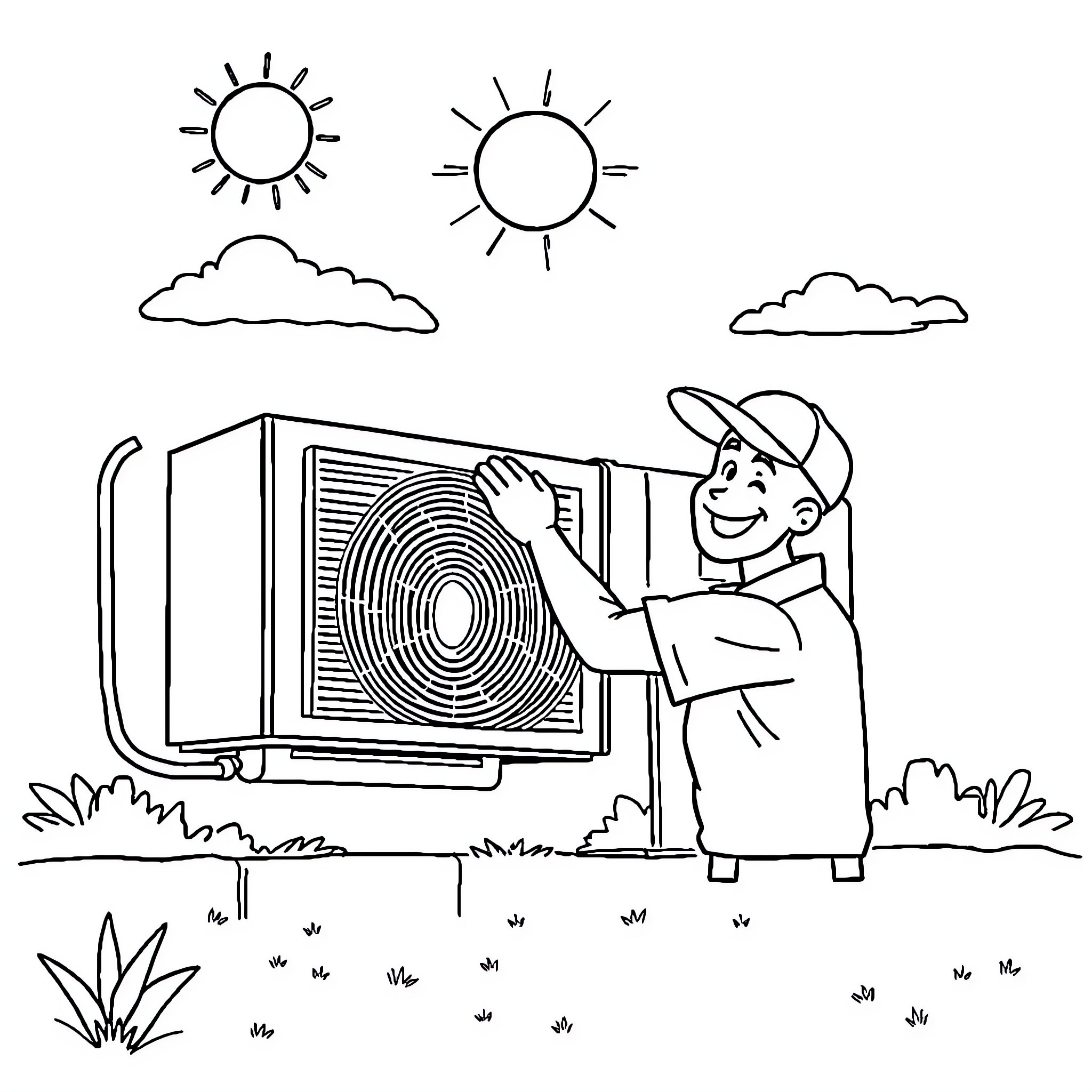 Best HVAC Tech Coloring Pages (Free Printable PDF)