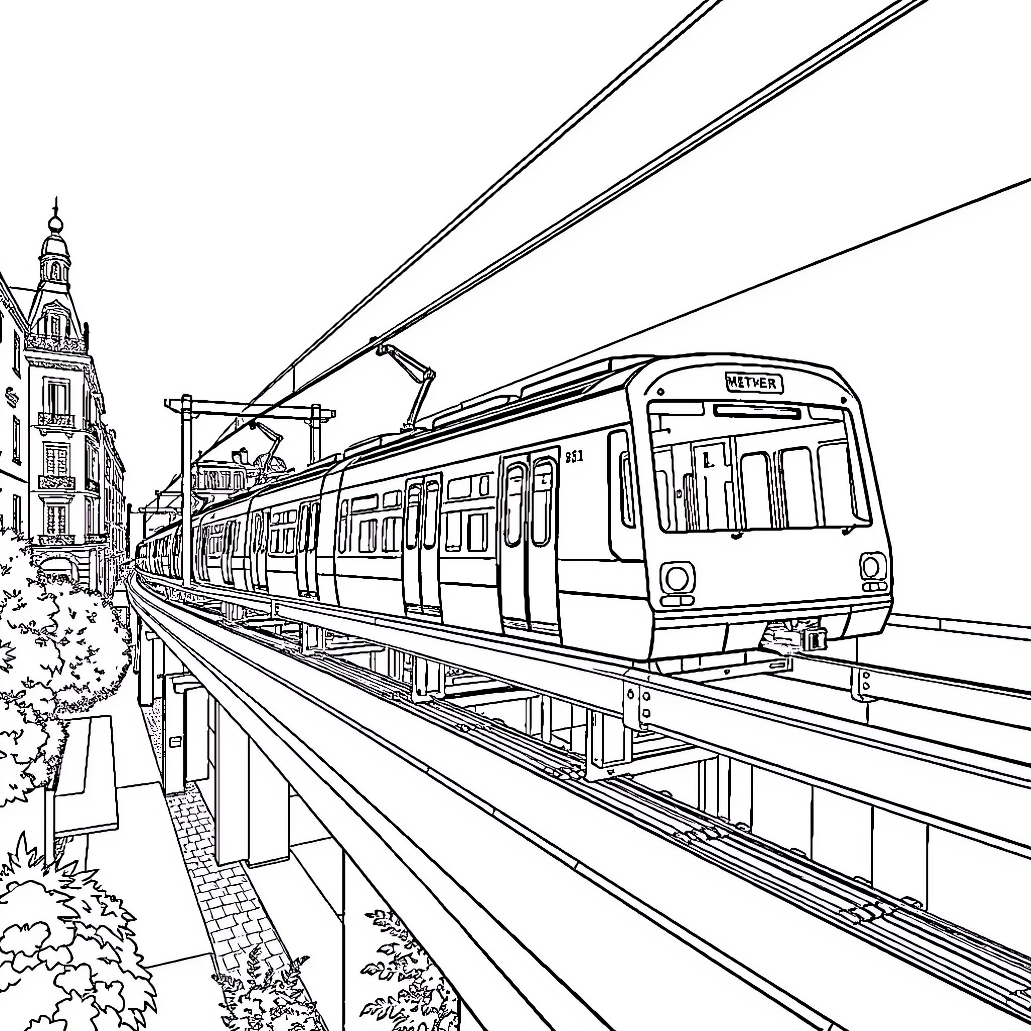 12 Best Metro Coloring Pages (Free Printable PDFs)