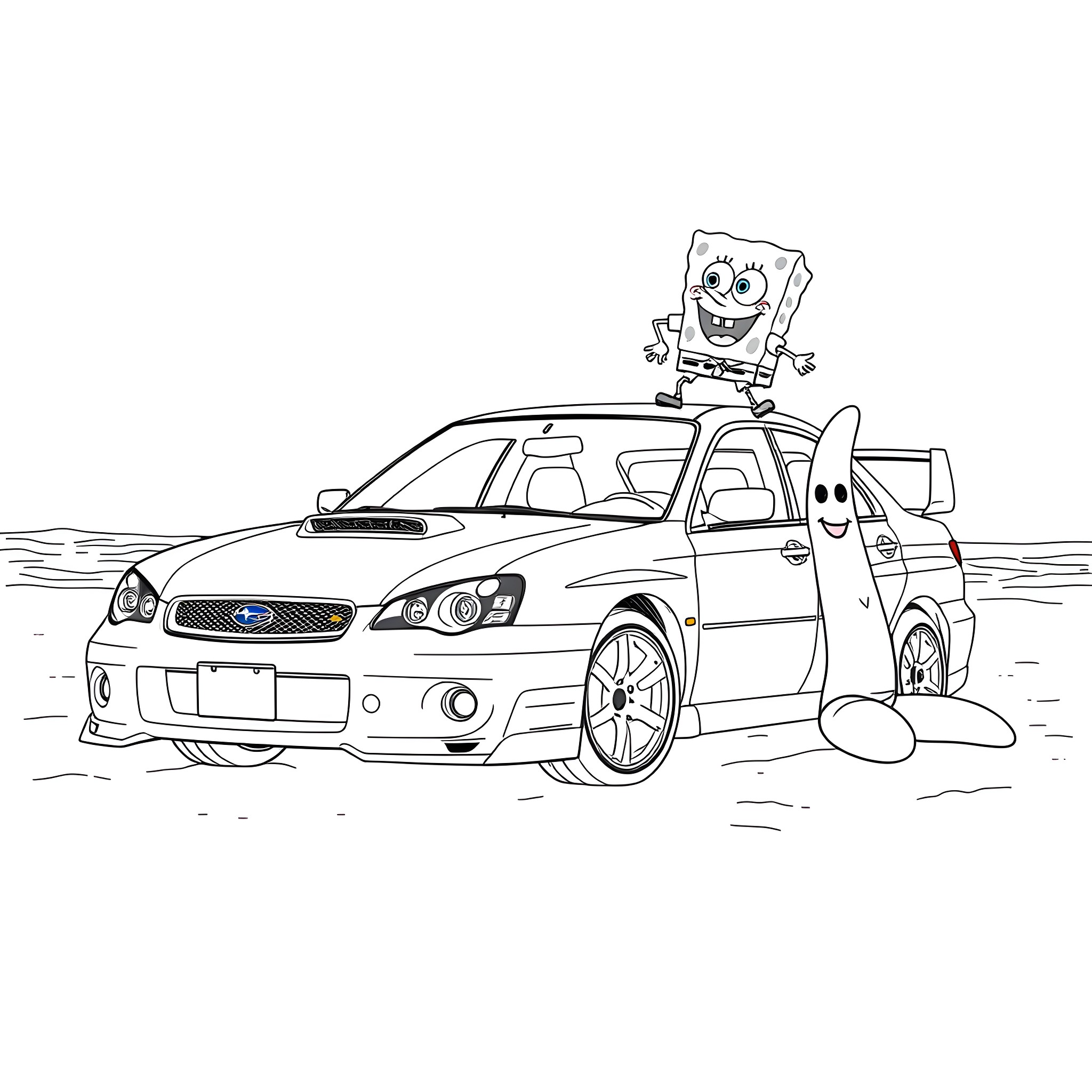 Best Subaru Coloring Pages (Free Printable PDF)