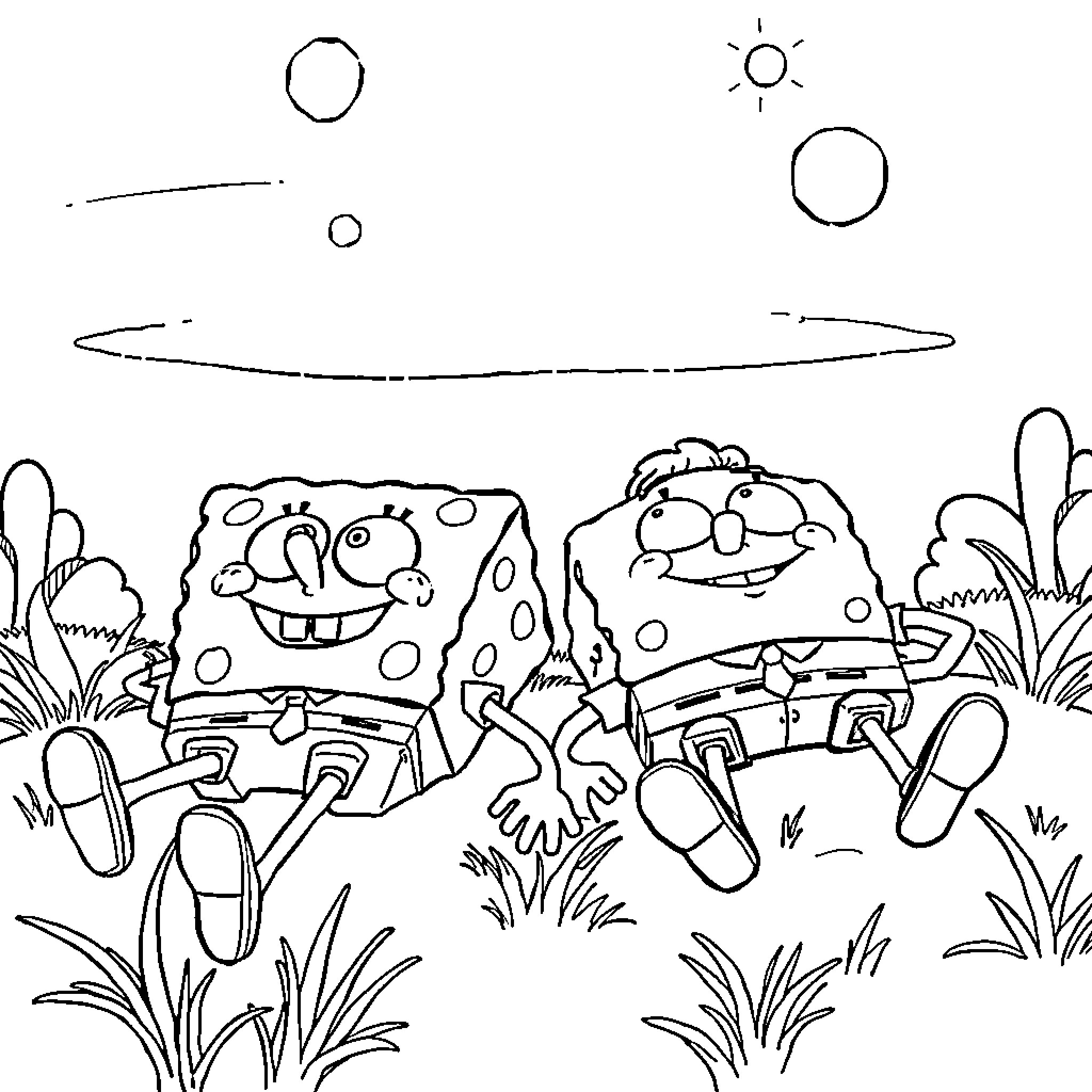 Best Sponge Man Coloring Pages (Free Printable PDF)