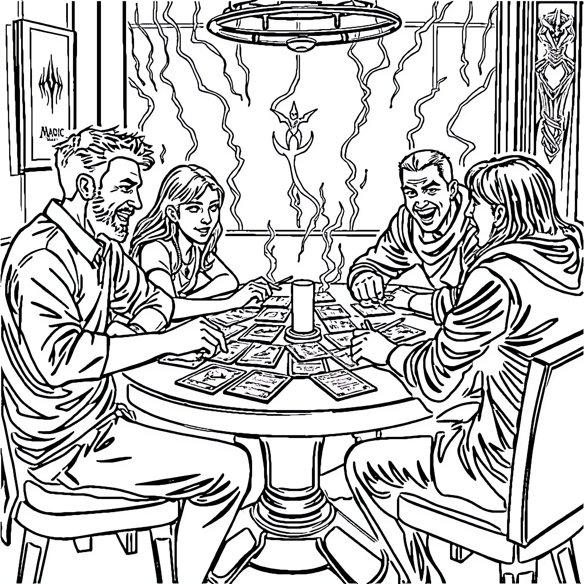 Best Magic The Gathering Coloring Pages (Free Printable PDF)