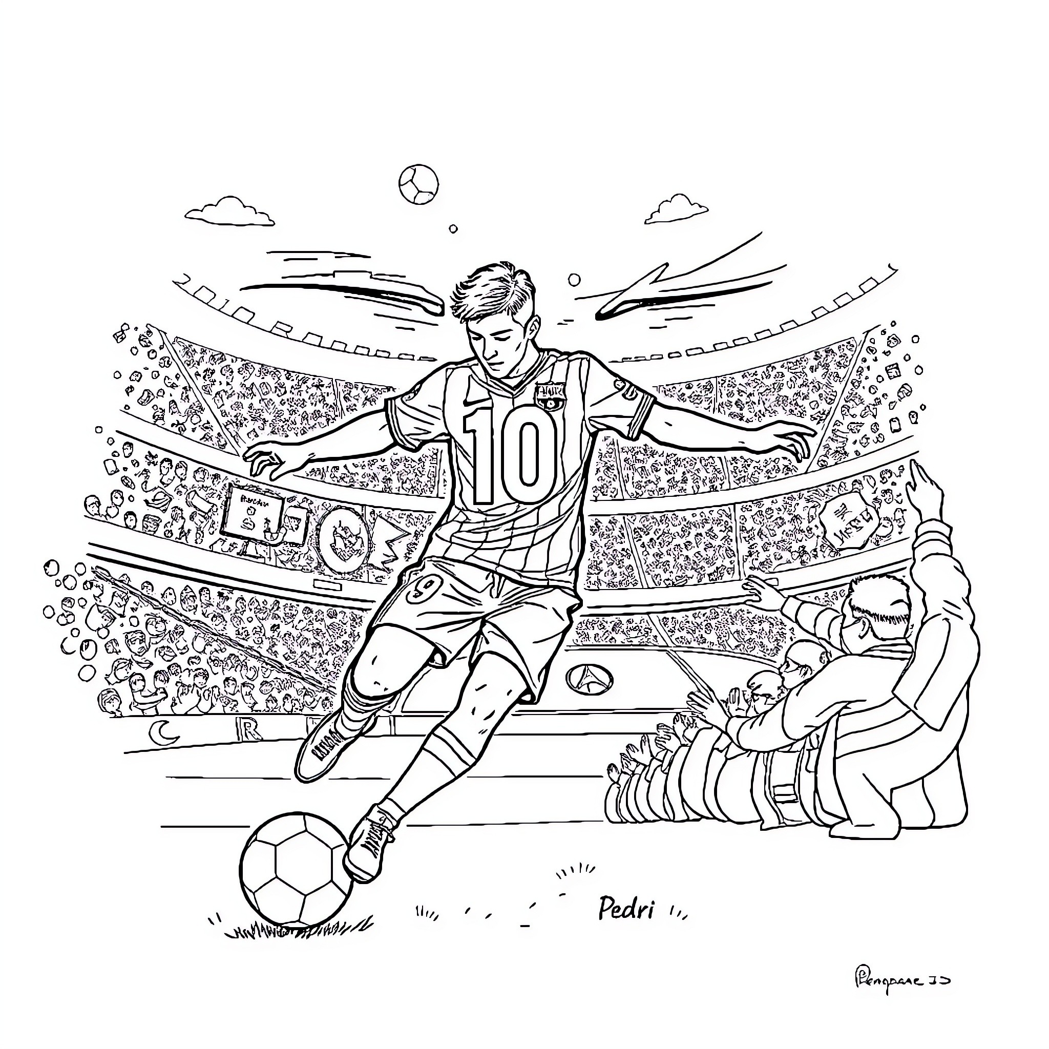 Best Pedri Coloring Pages (Free Printable PDF)