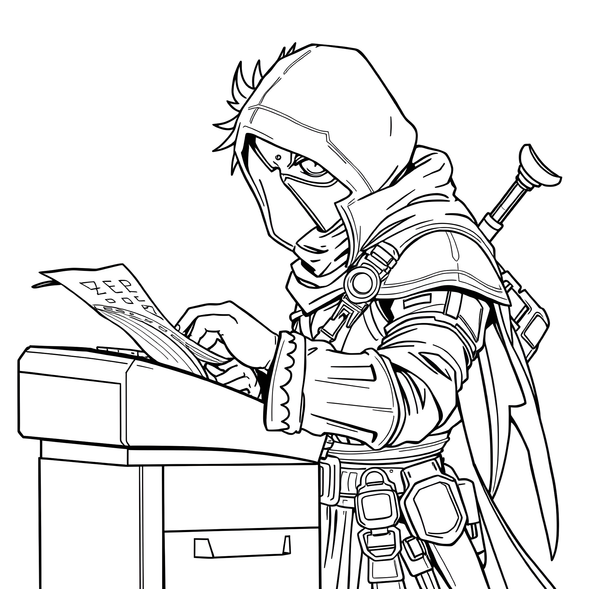 30 Best Assassin Coloring Pages (Free Printable PDFs)
