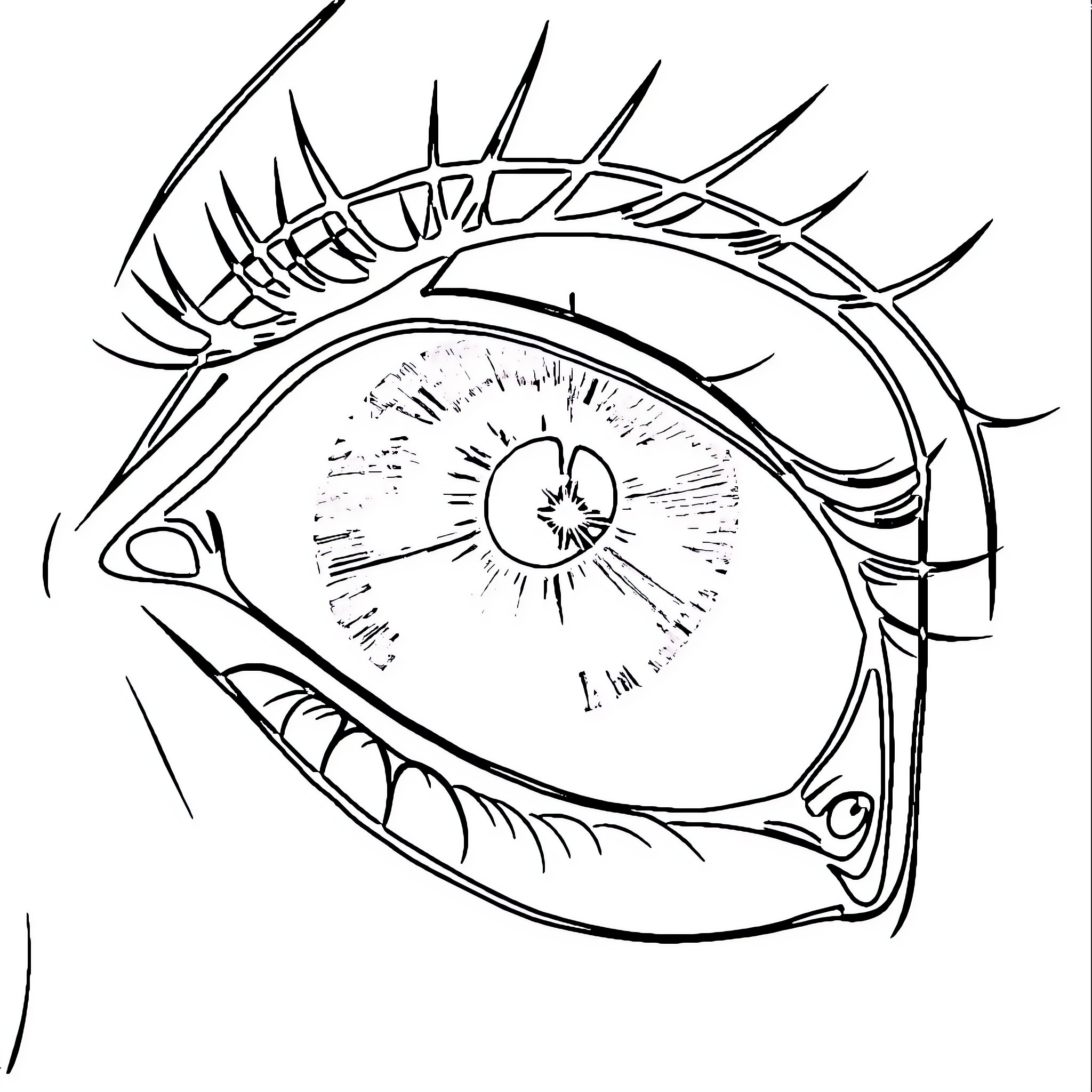 Best Eye Coloring Pages (Free Printable PDF)