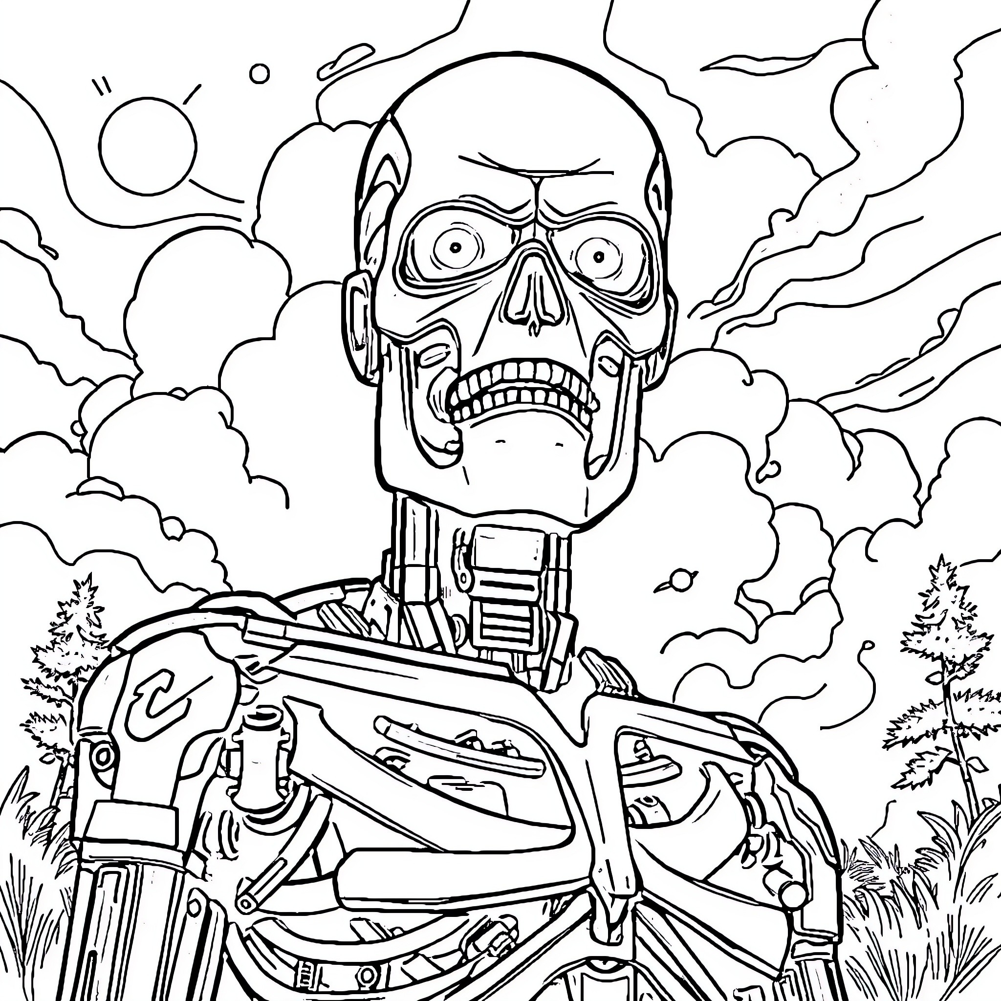 33 Best Terminator Coloring Pages (Free Printable PDFs)
