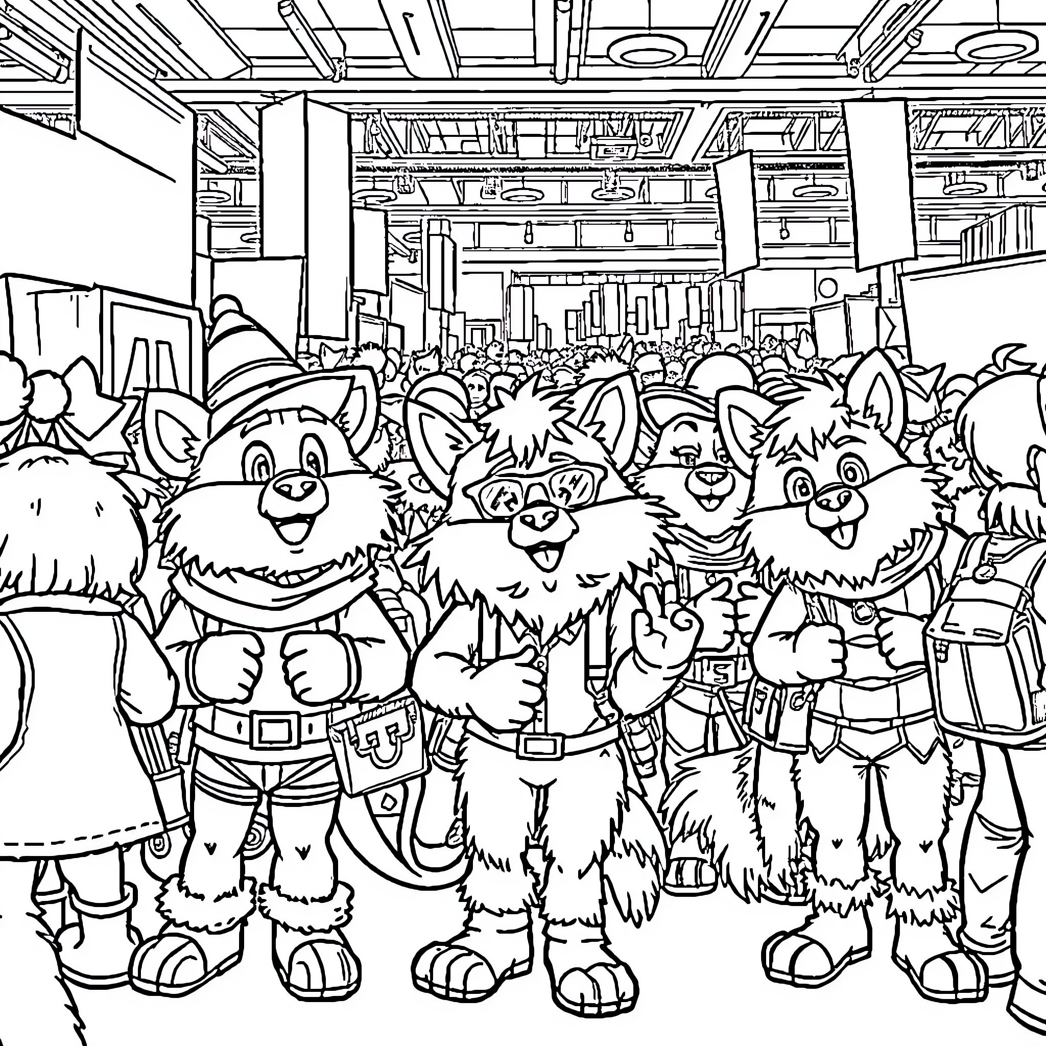 Best Furry Coloring Pages (Free Printable PDF)