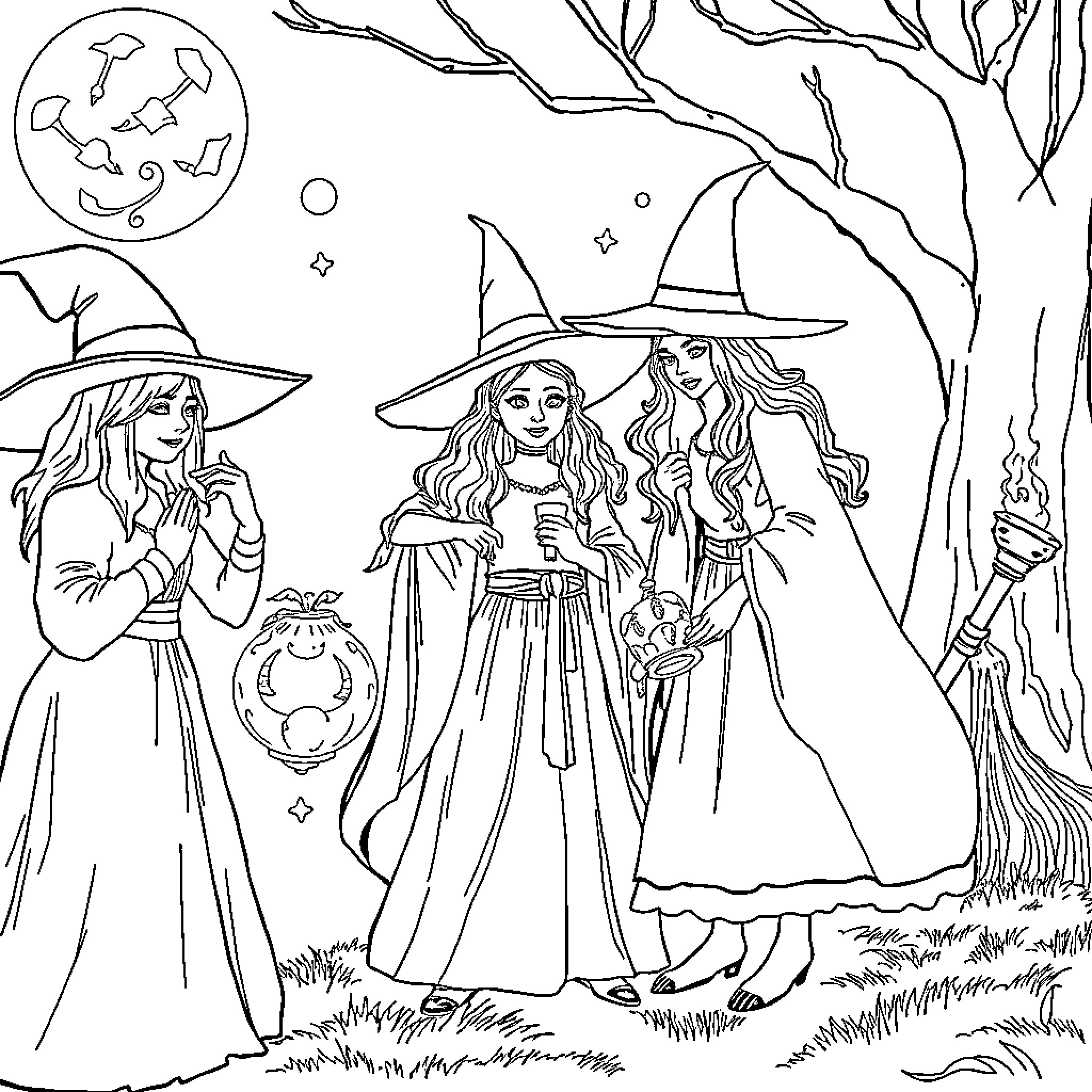Best Witch Coloring Pages (Free Printable PDF)