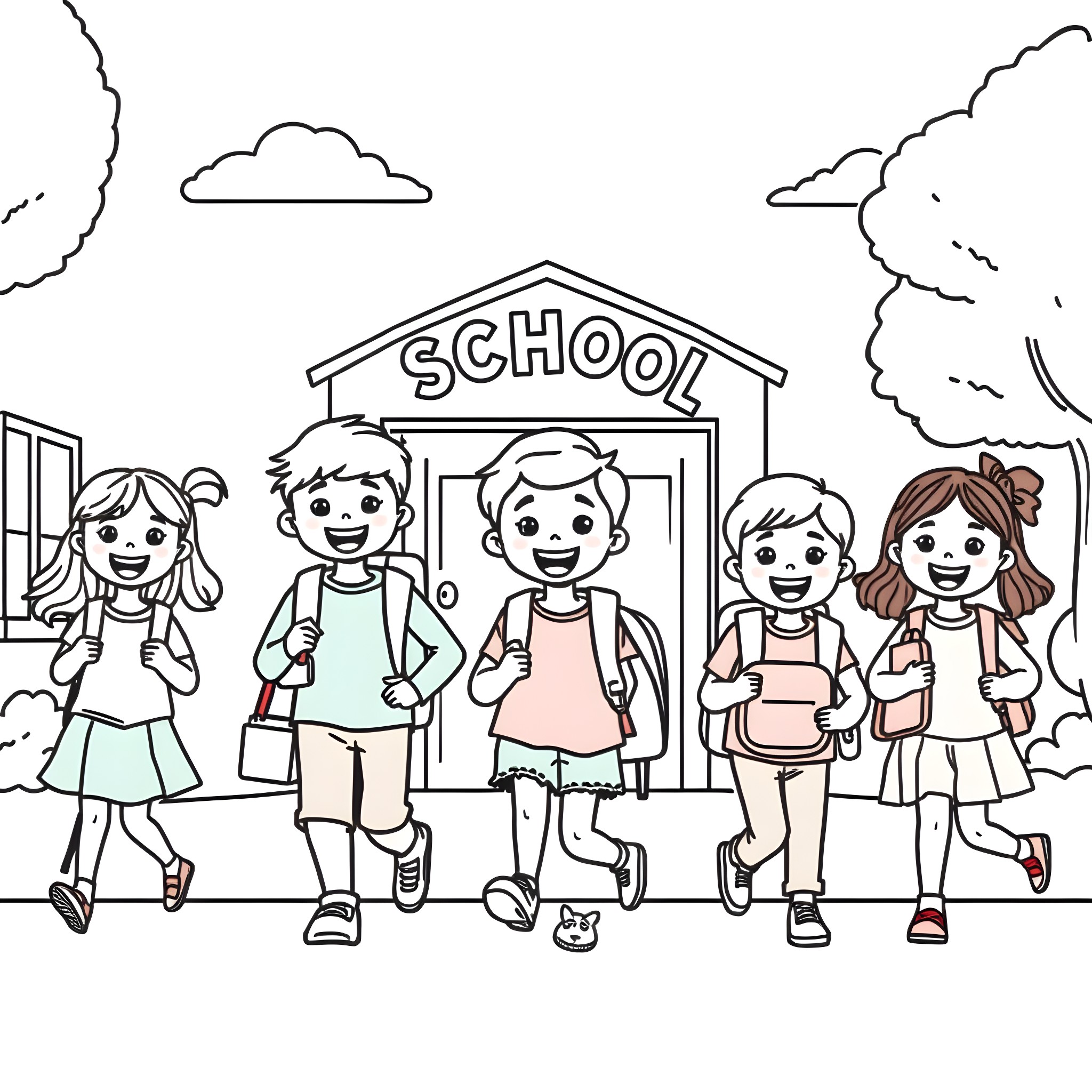137 Best School Coloring Pages (Free Printable PDFs)