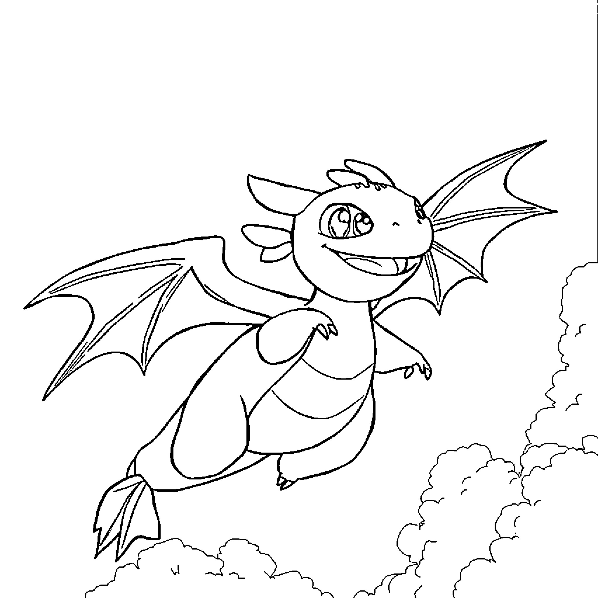 Best Toothless Coloring Pages (Free Printable PDF)