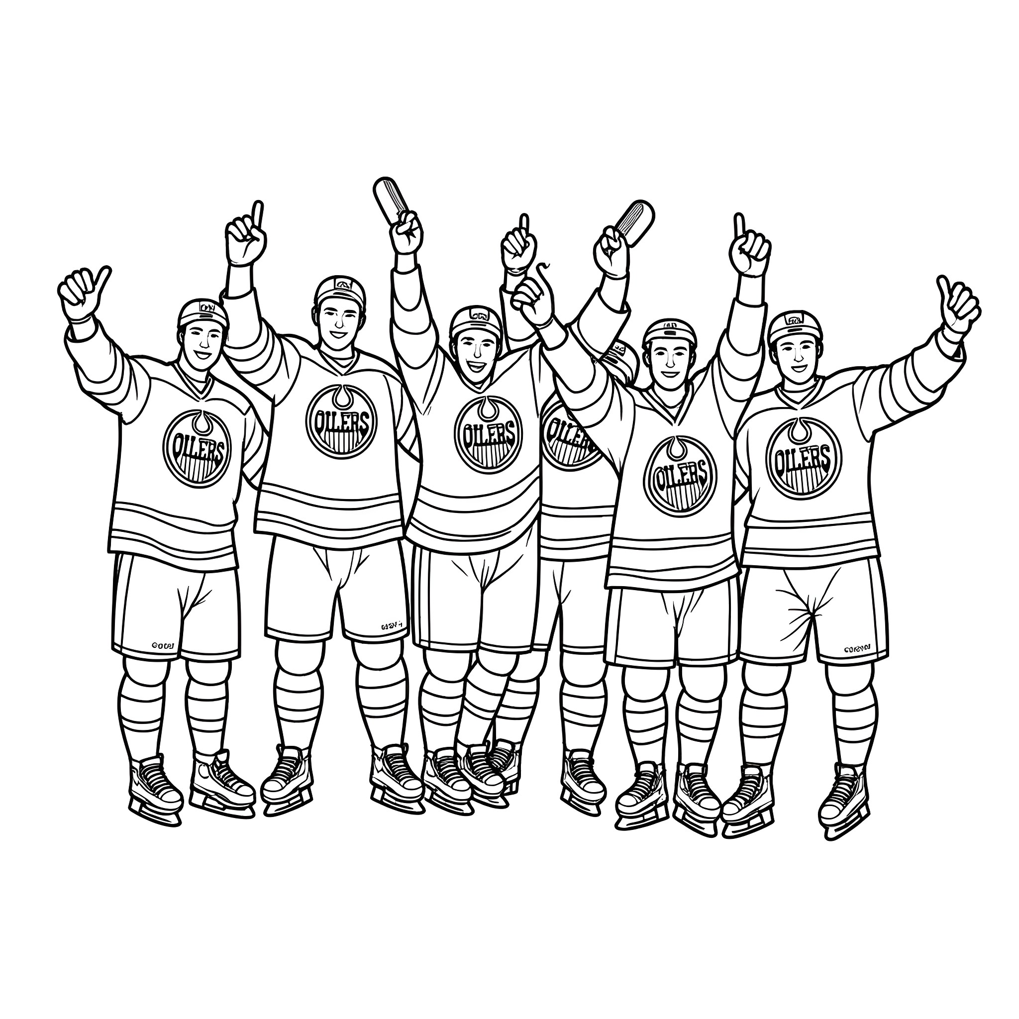 Best Edmonton Oilers Coloring Pages (Free Printable PDF)