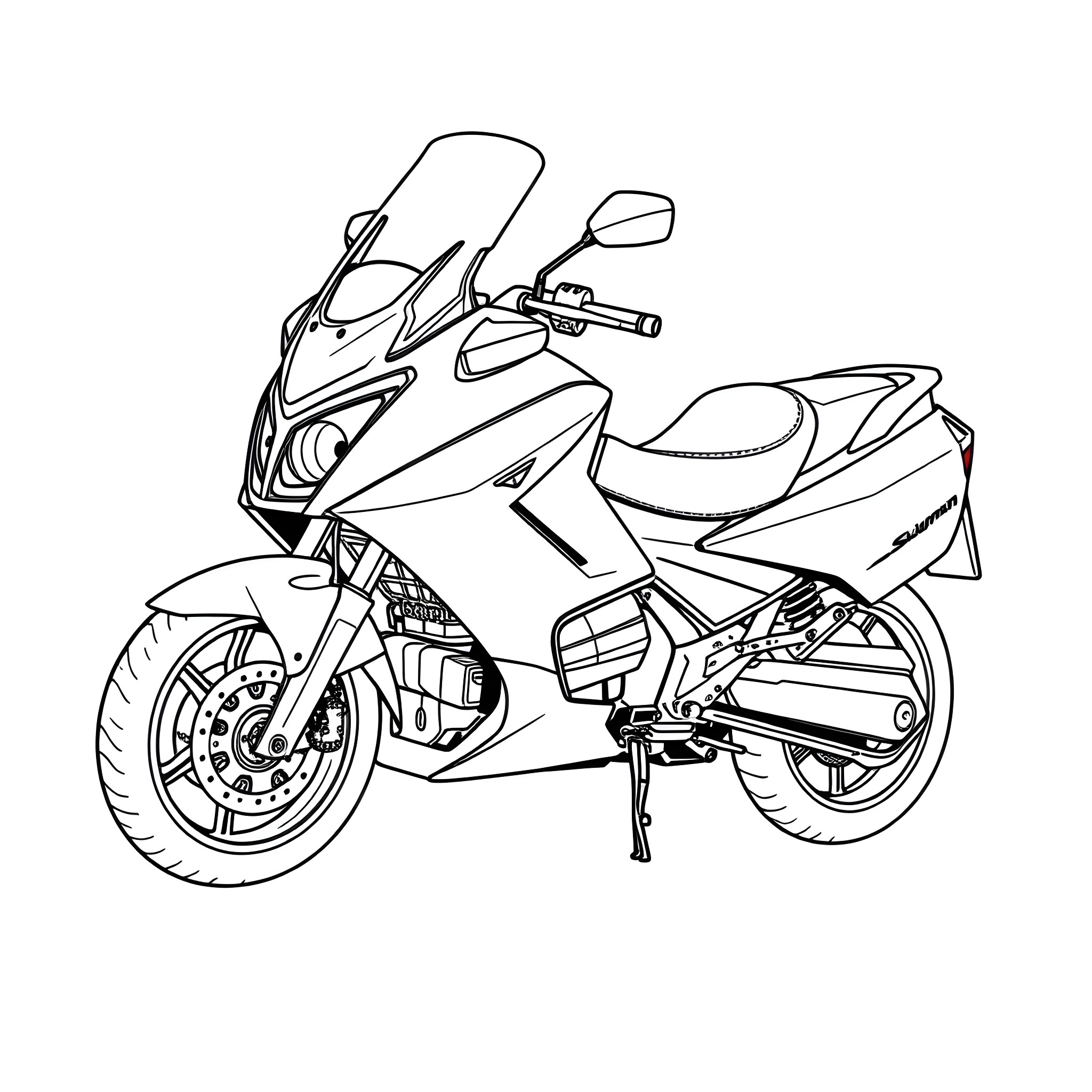 1 Best Suzuki Burgman Coloring Pages (Free Printable PDFs)
