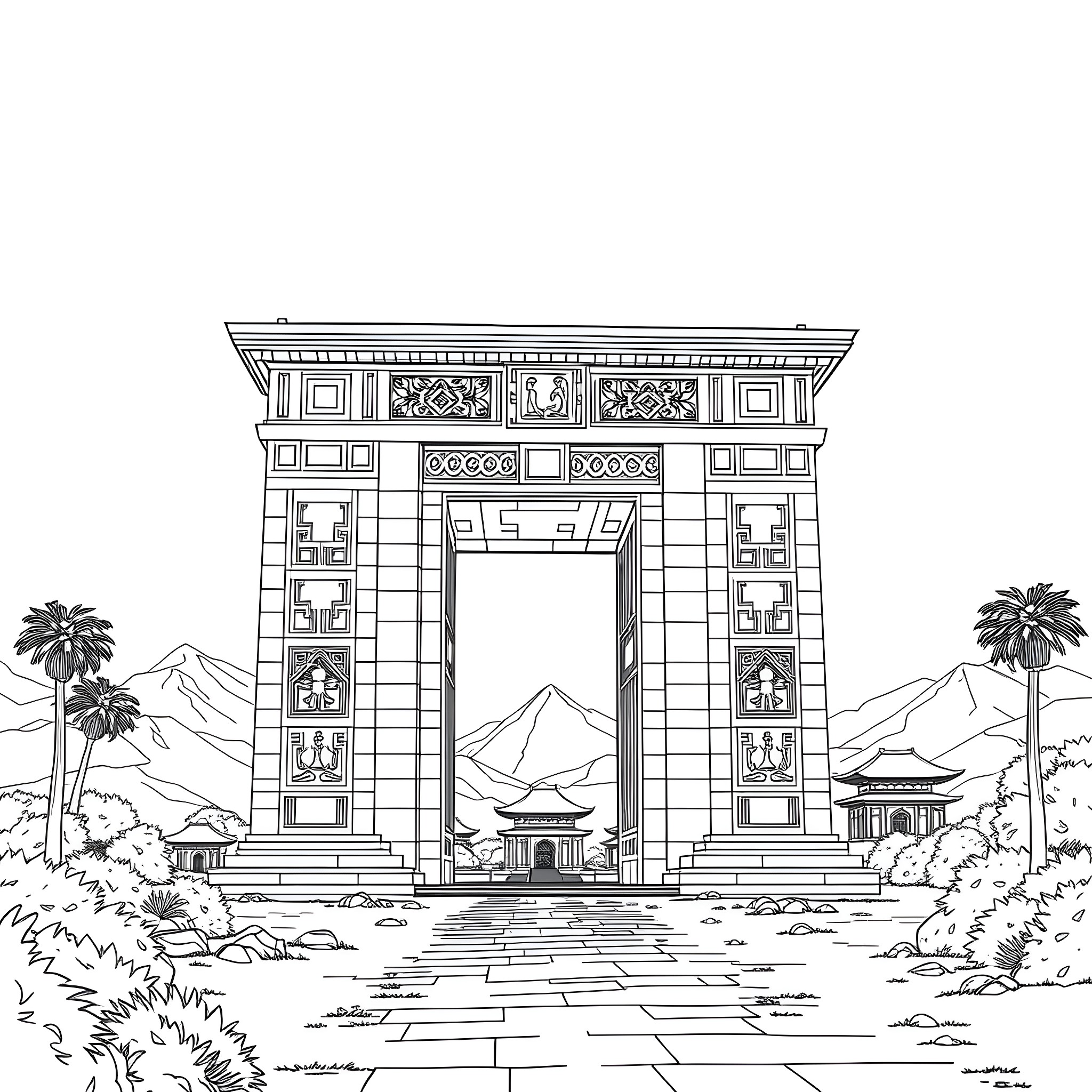 3 Best Ishtar Gate Coloring Pages (Free Printable PDFs)