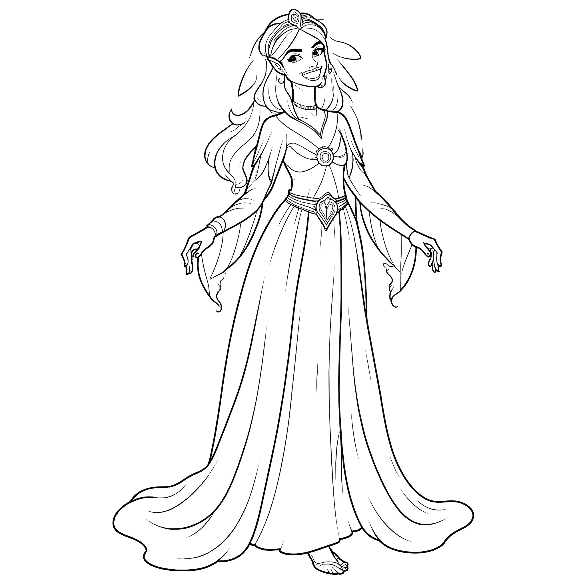 201 Best Elf Coloring Pages (Free Printable PDFs)