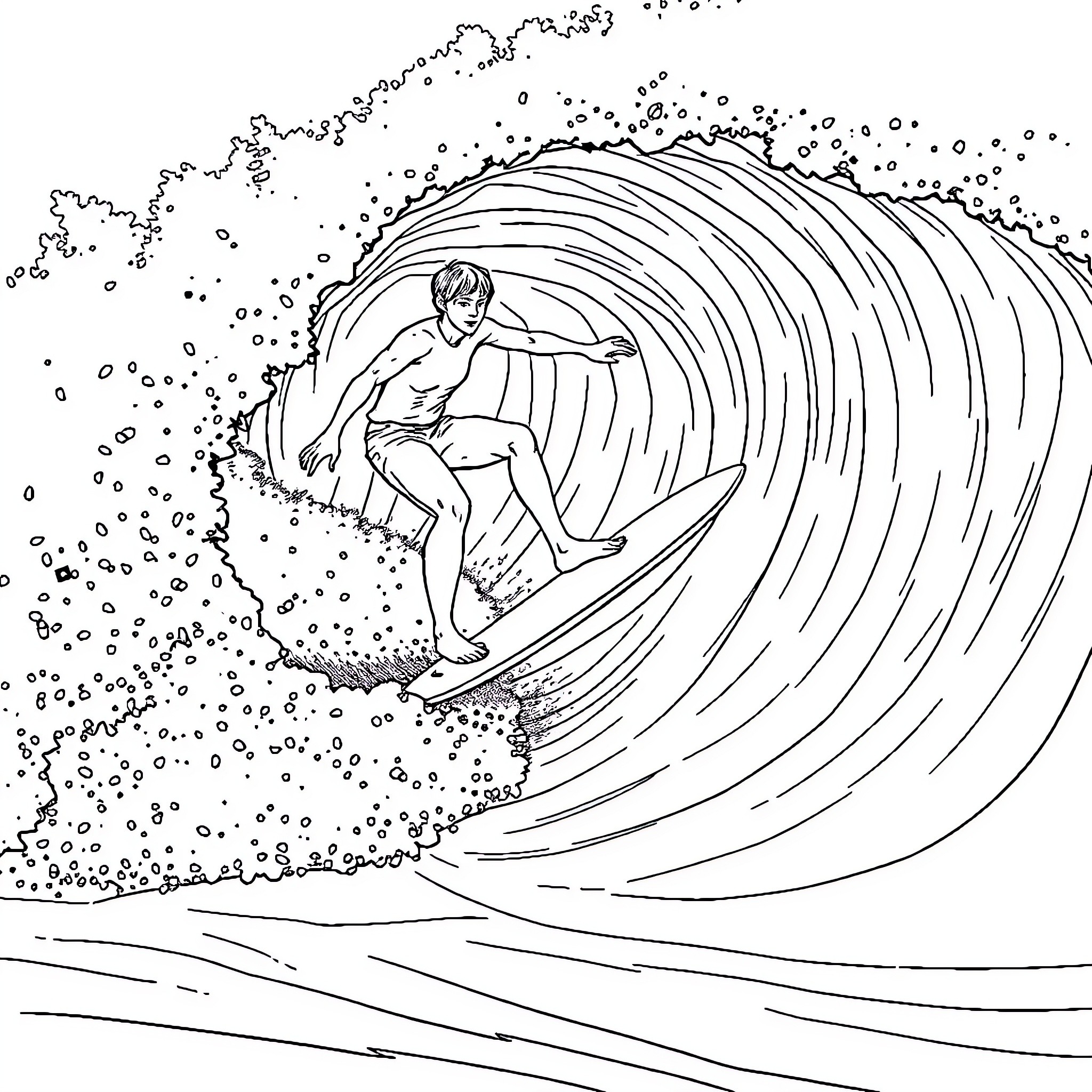 Best Surfing Coloring Pages (Free Printable PDF)