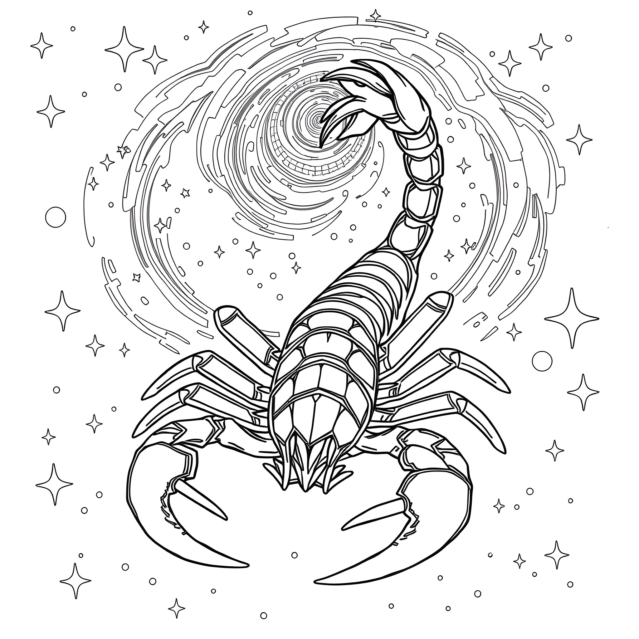 Best Scorpio Coloring Pages (Free Printable PDF)