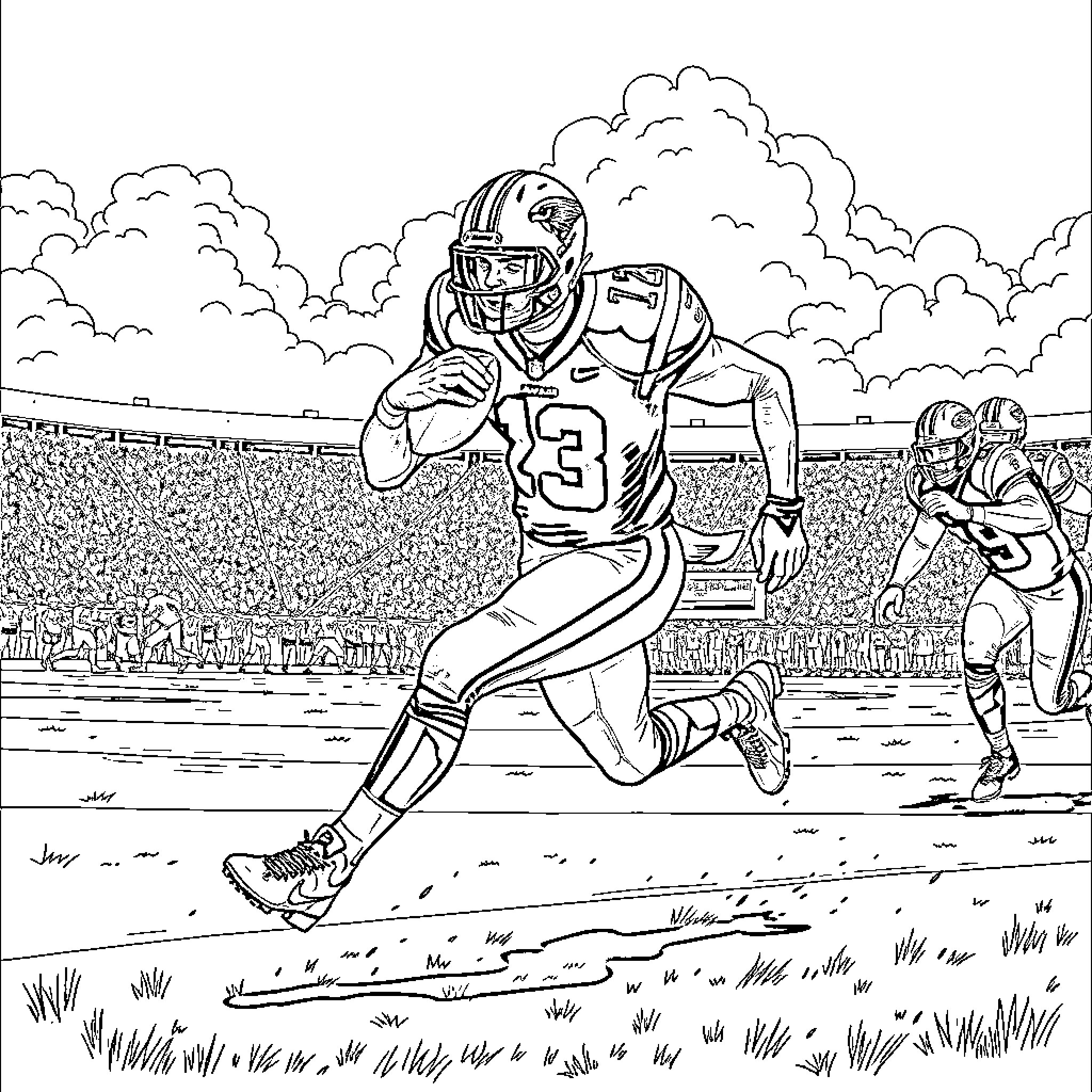 Best Lamar Jackson Coloring Pages (Free Printable PDF)