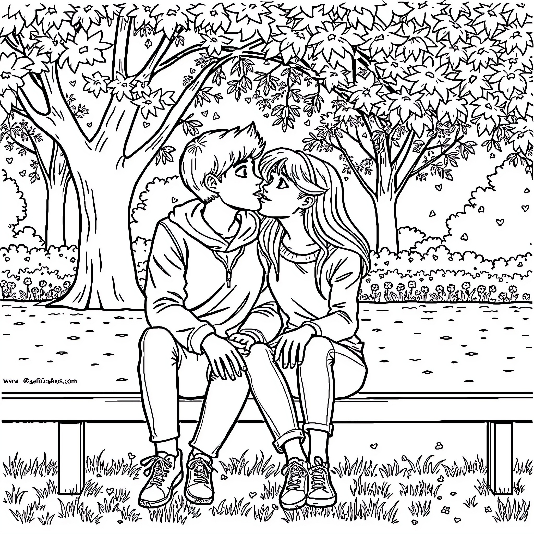 283 Best Couple Coloring Pages (Free Printable PDFs)