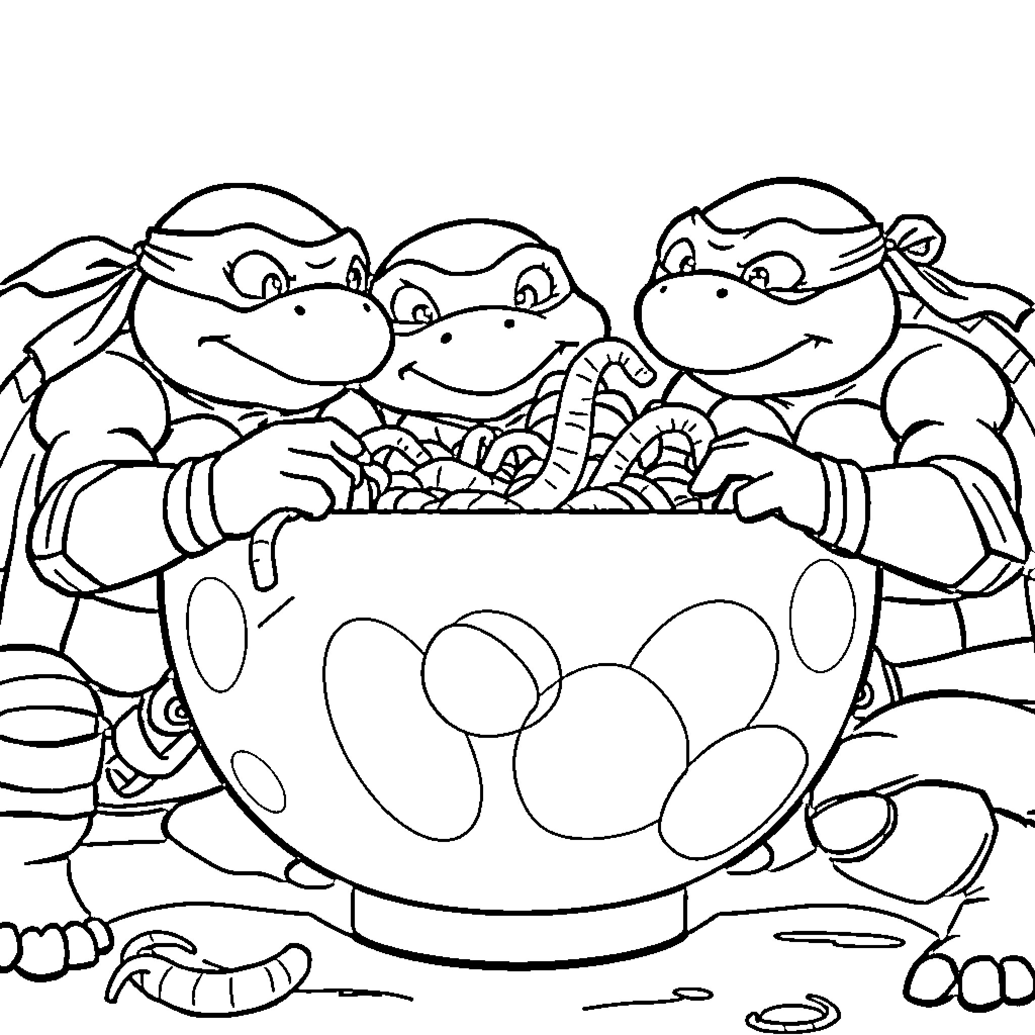 Best TMNT Coloring Pages (Free Printable PDF)