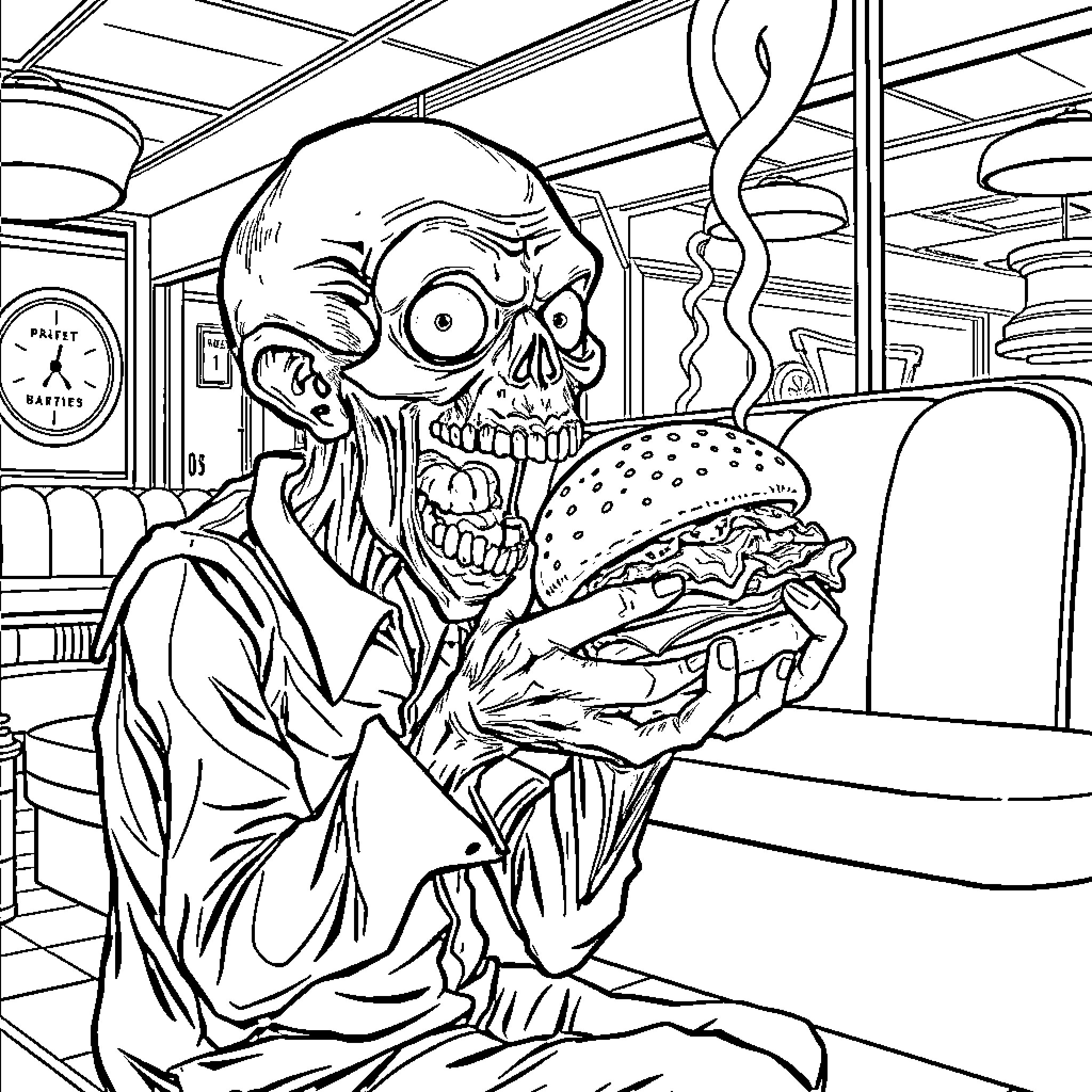 Best Zombie Coloring Pages (Free Printable PDF)