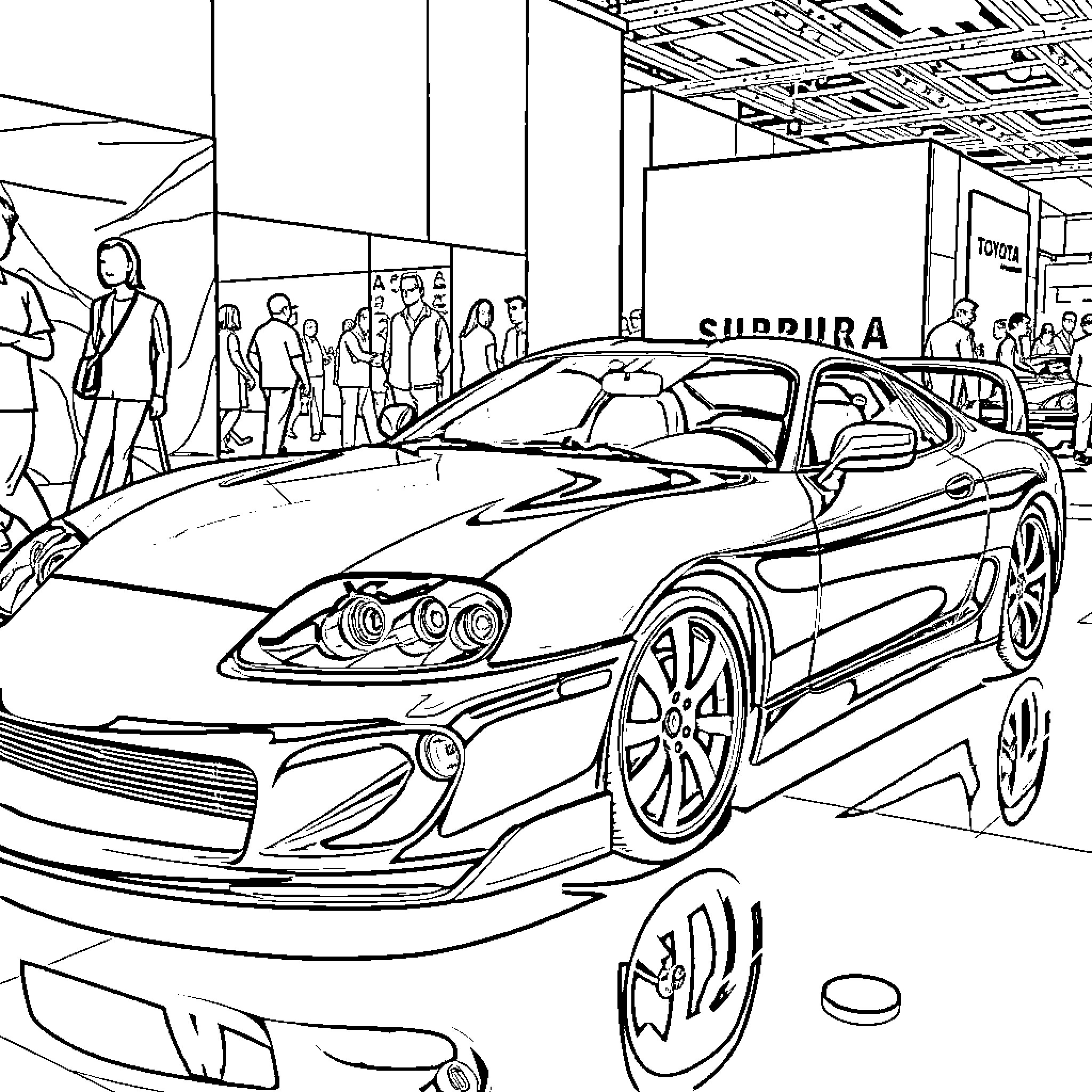 Best Toyota Supra Coloring Pages (Free Printable PDF)