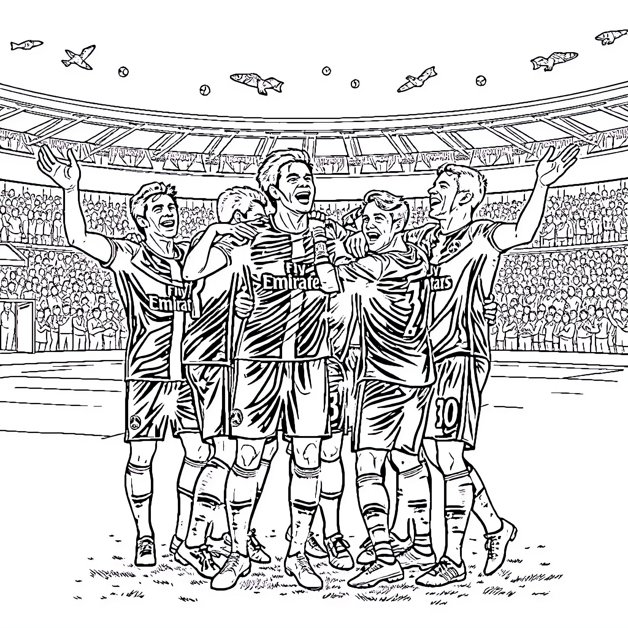 Best PSG Coloring Pages (Free Printable PDF)