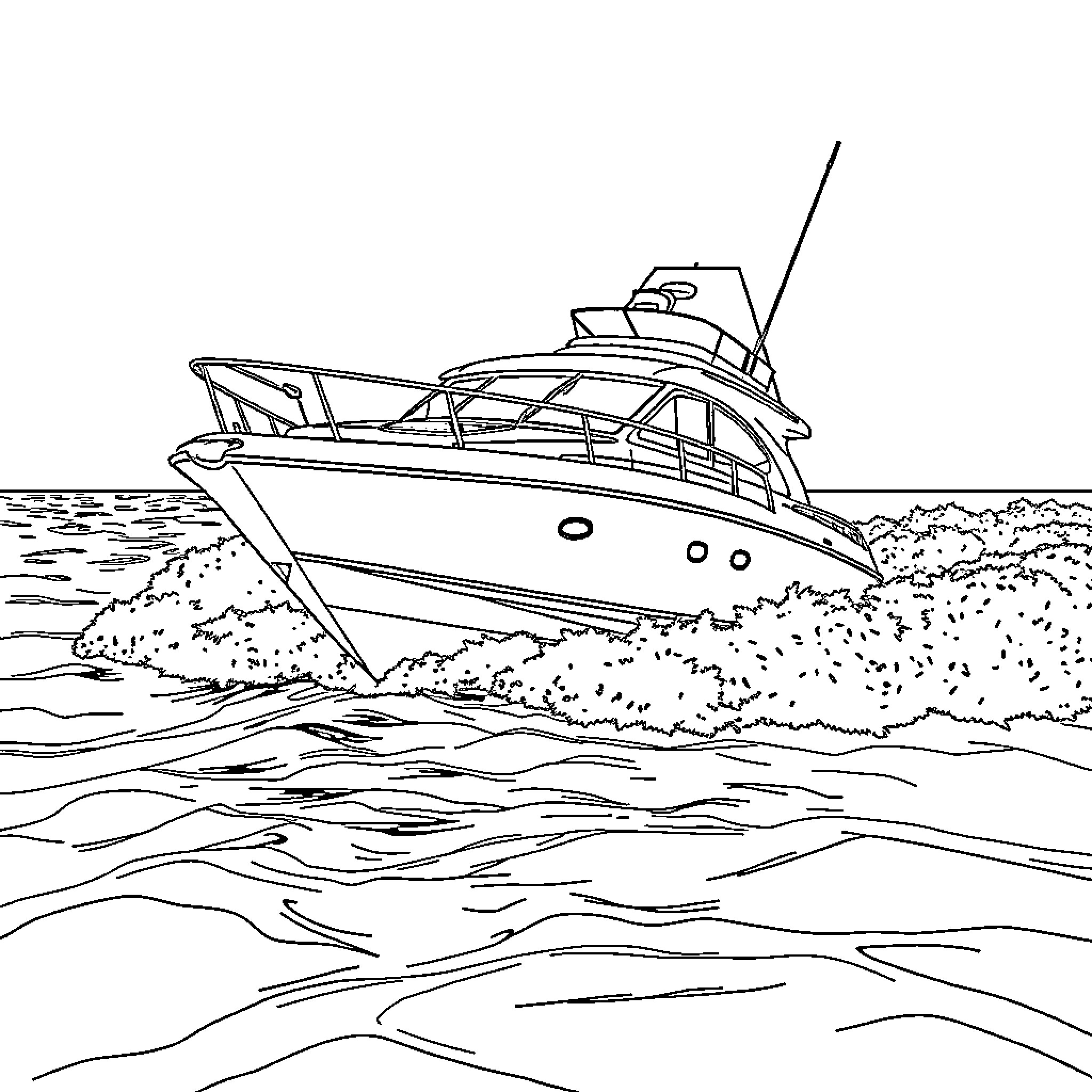 Best Boat Coloring Pages (Free Printable PDF)